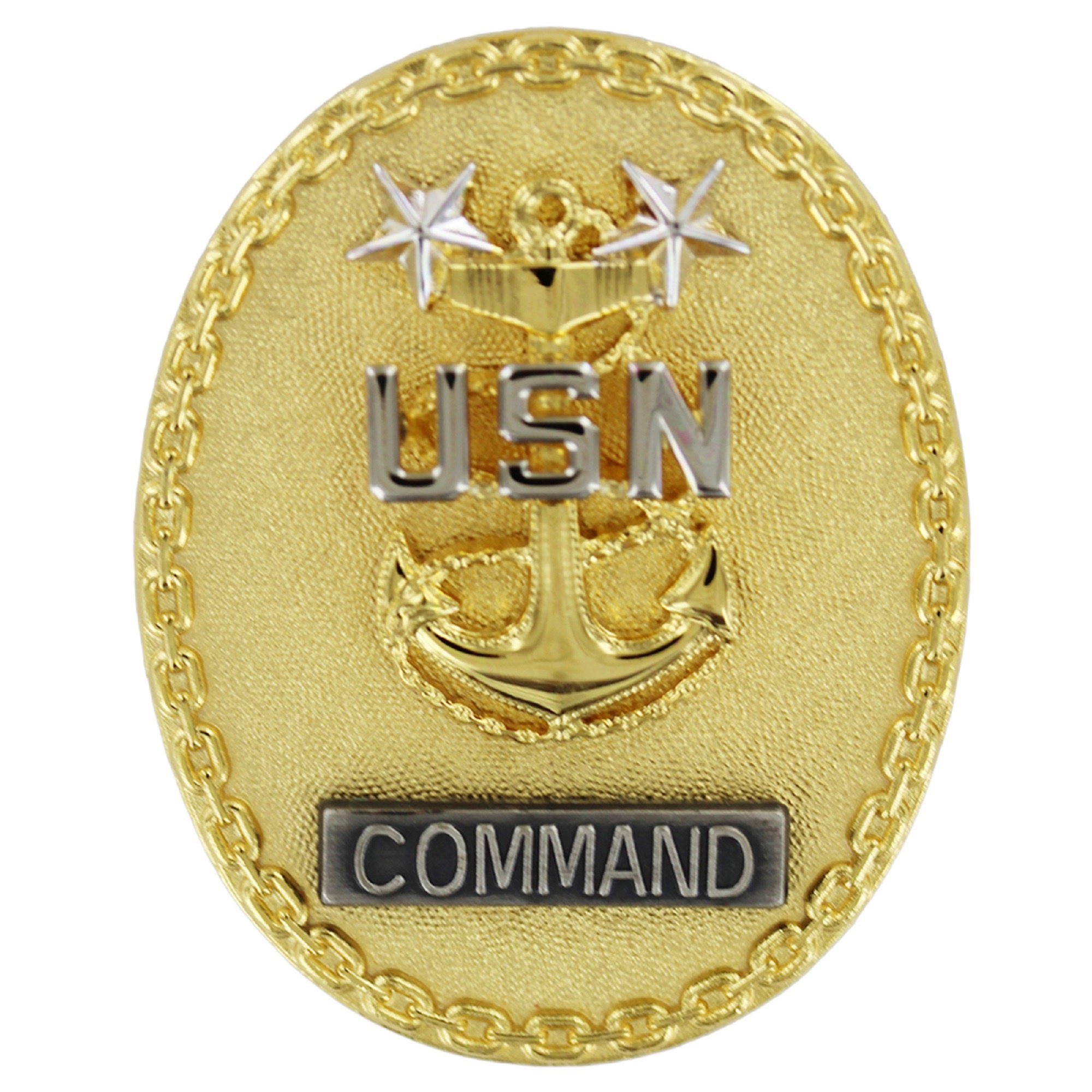 Id Badge Full Size E9 Sr Enl Adv Cmd Gold | Warfare Devices & Command ...