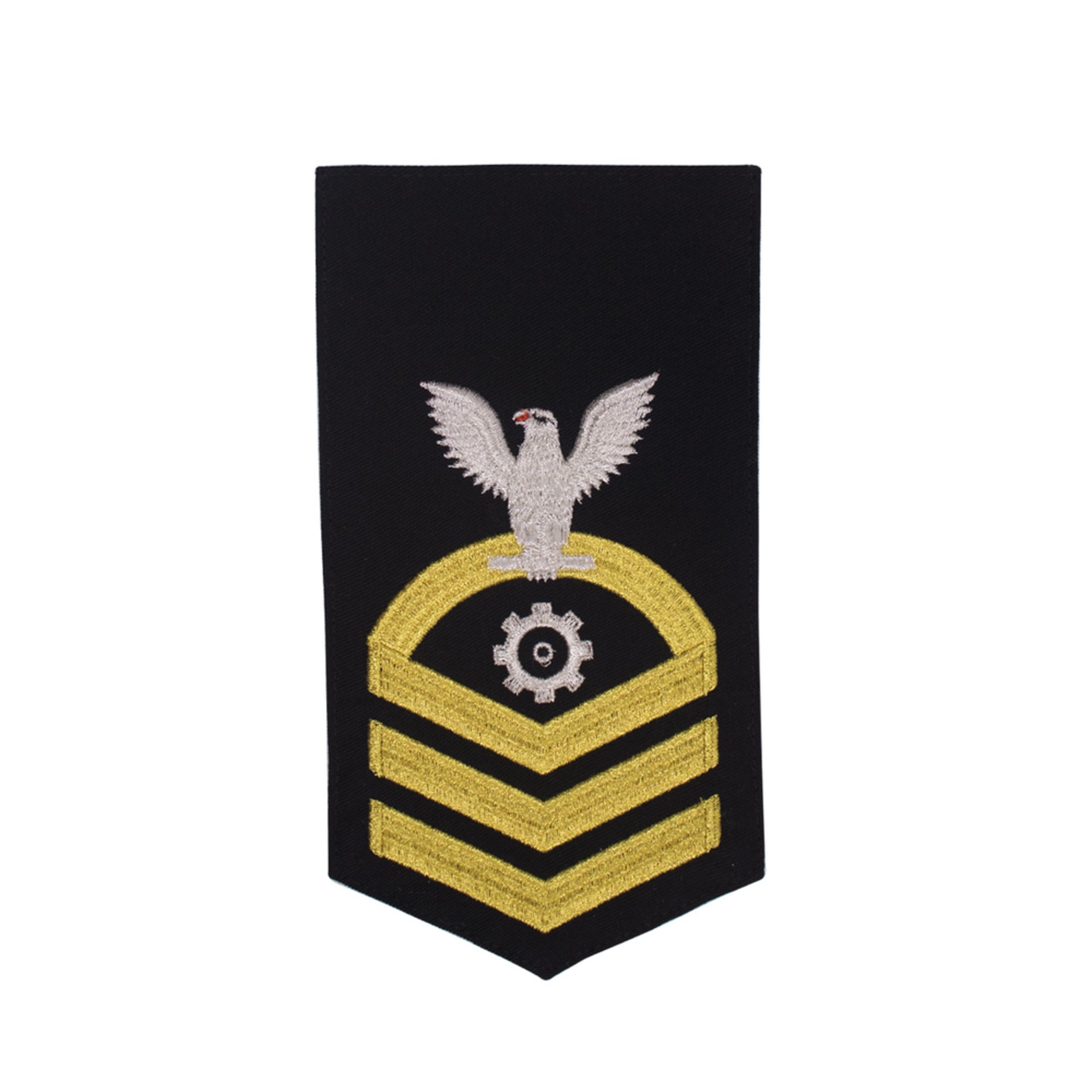 Men's E7 (enc) Rating Badge In Standard Gold On Blue Poly/wool For ...