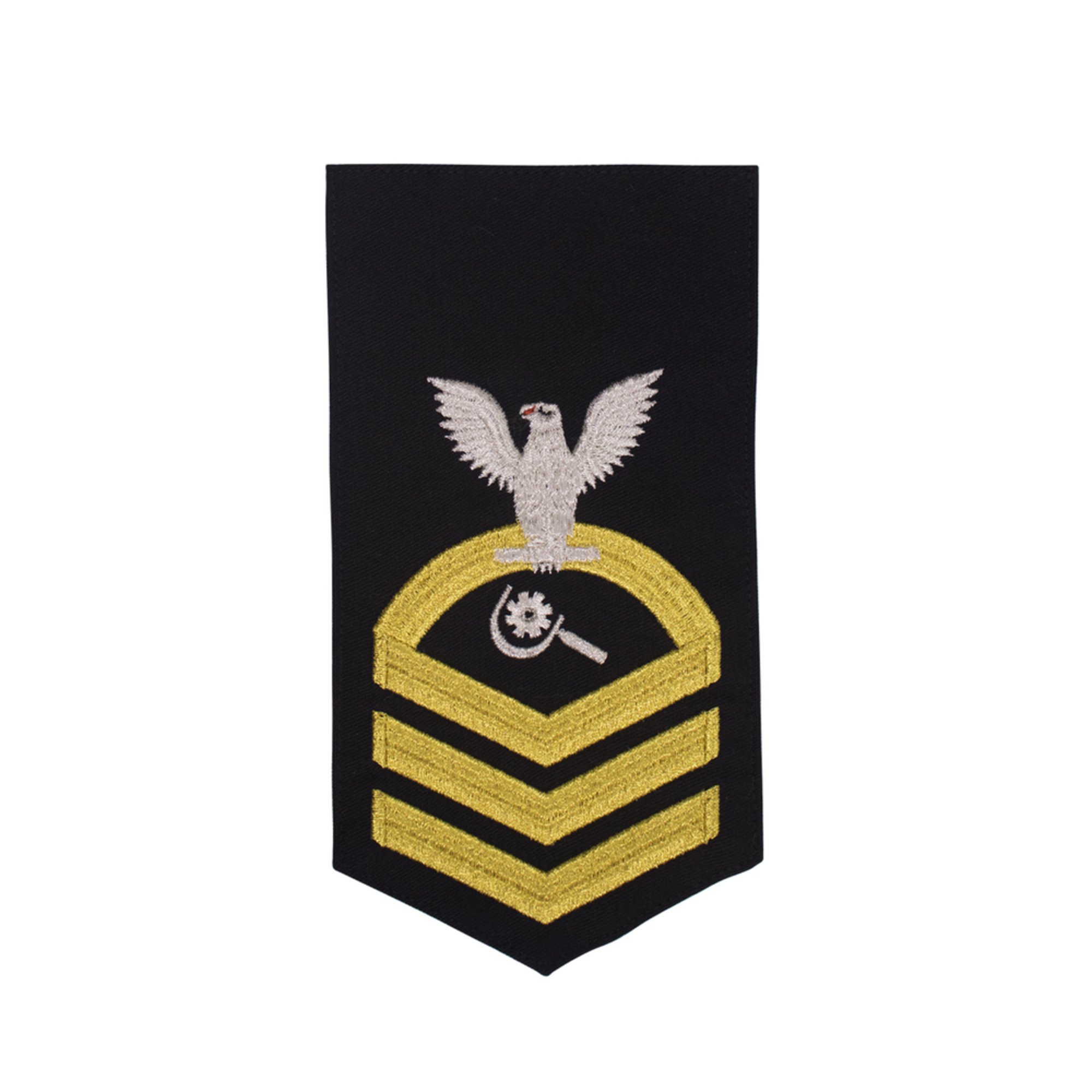 Men's E7 (mrc) Rating Badge In Standard Gold On Blue Poly/wool For ...