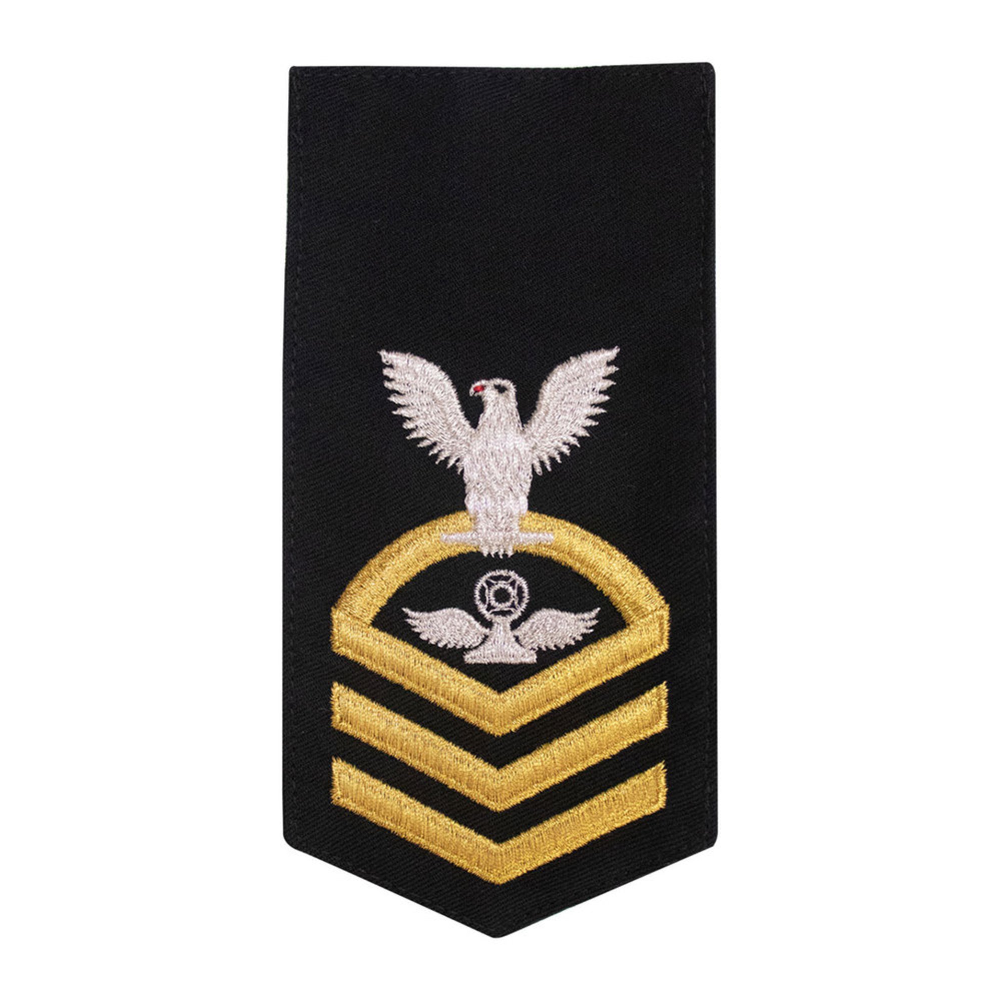 Women's E7 (atc) Rating Badge In Standard Gold On Blue Poly/wool For ...