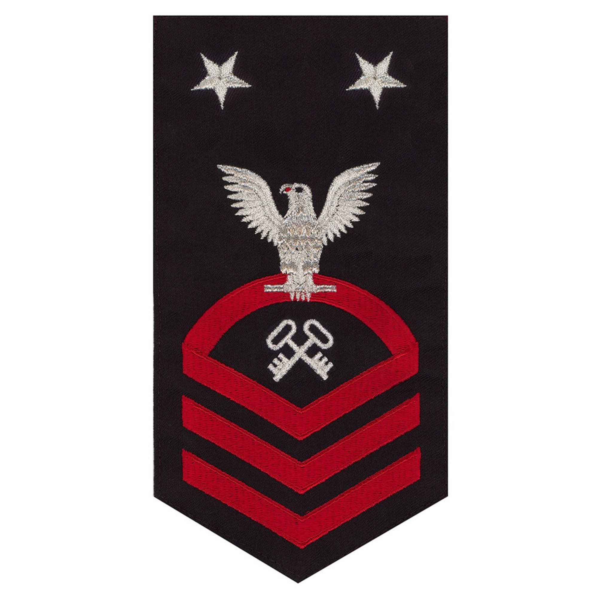 Men's E9 (lscm) Rating Badge In Standard Gold On Blue Poly/wool For ...