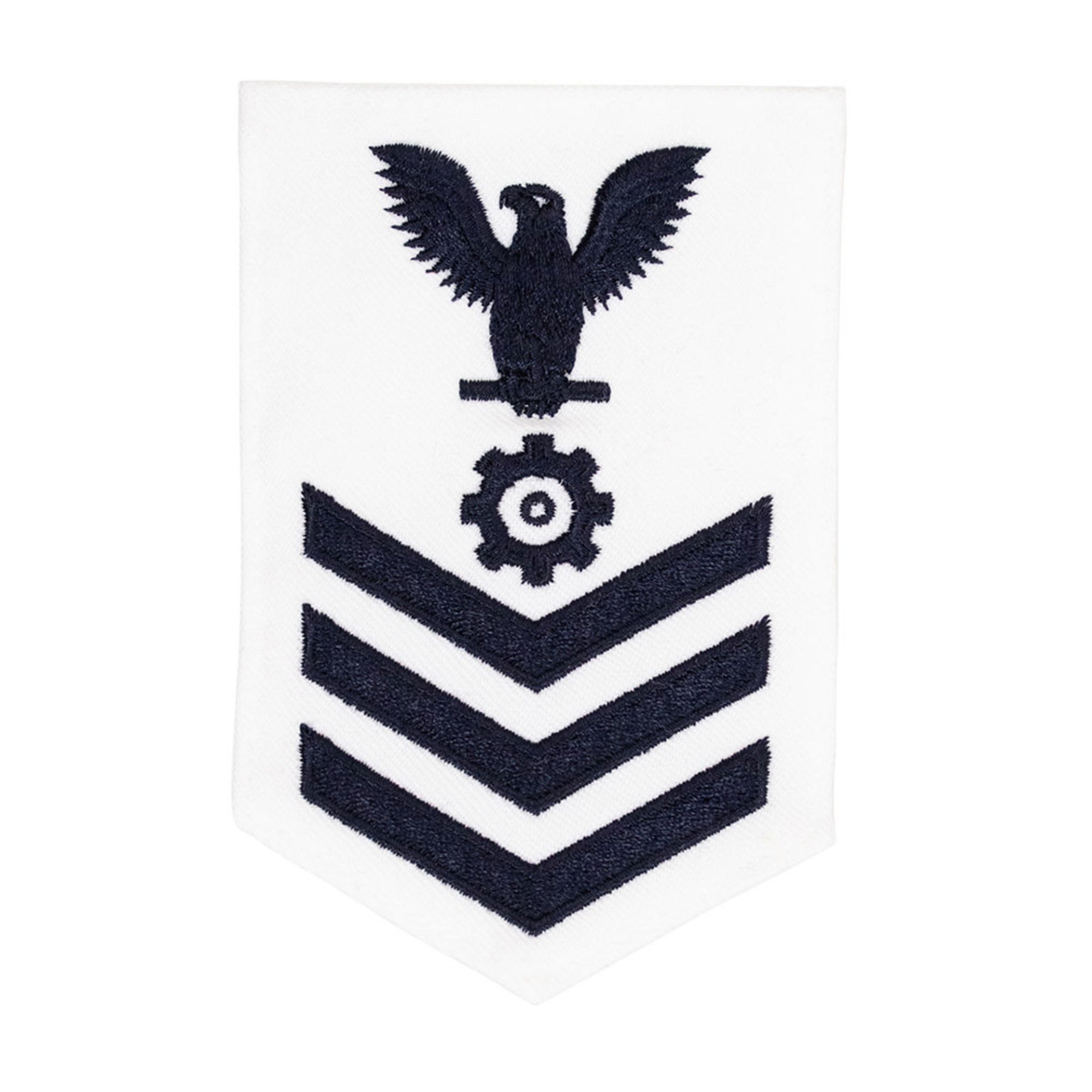 Women's E4-e6 (en1) Rating Badge In Blue On White Cnt For Engineman ...