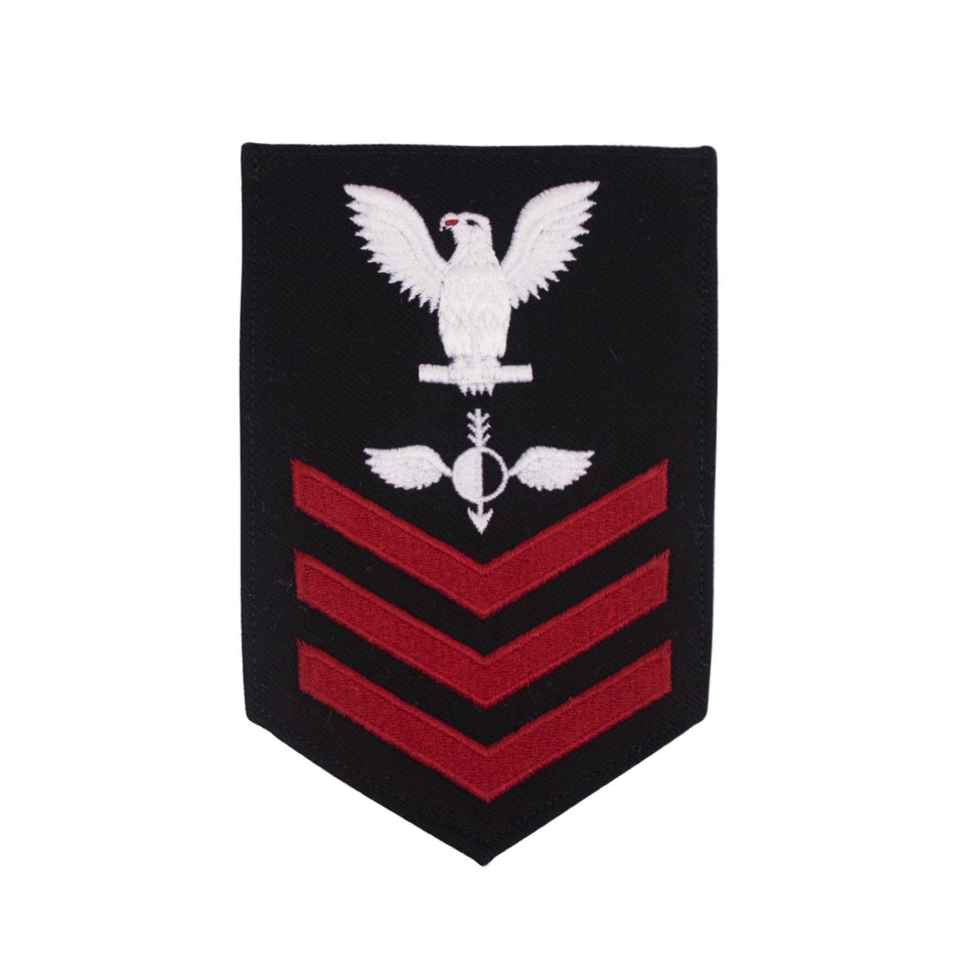 Men's E4-e6 (ag1) Rating Badge In Standard Red On Blue Serge Wool For ...