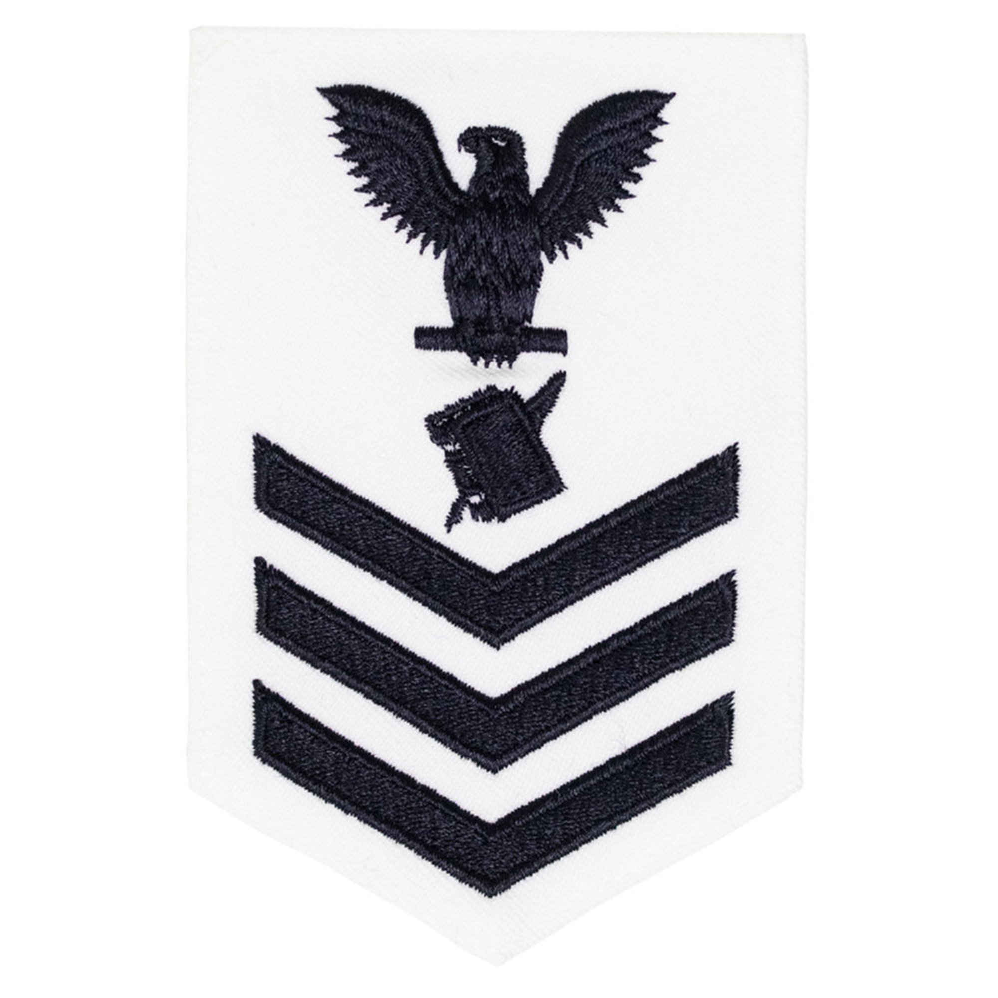 Women's E4-e6 (pn1) Rating Badge In Blue On White Cnt For Personnelman ...