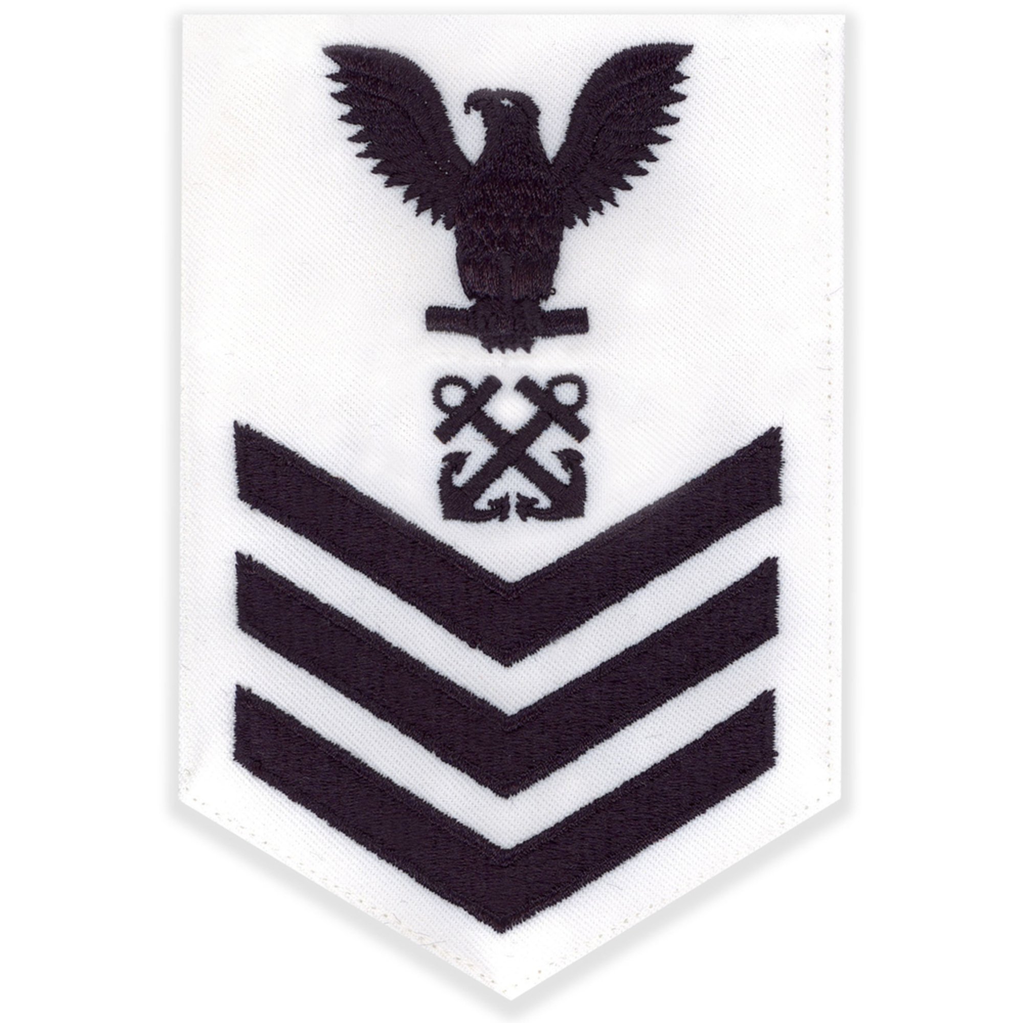 Men's E4-e6 (bm1) Rating Badge In Blue On White Cnt For Boatswain's ...