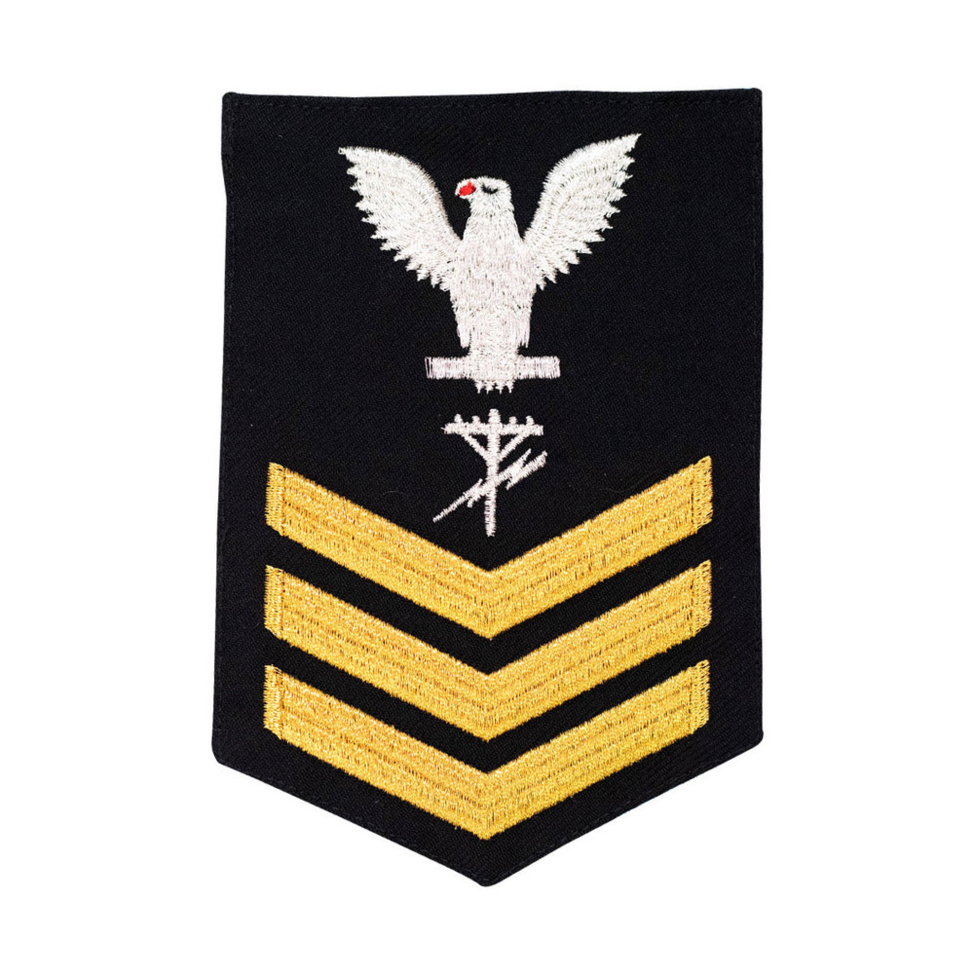 Men's E4-e6 (ce1) Rating Badge In Standard Gold On Blue Serge Wool For ...