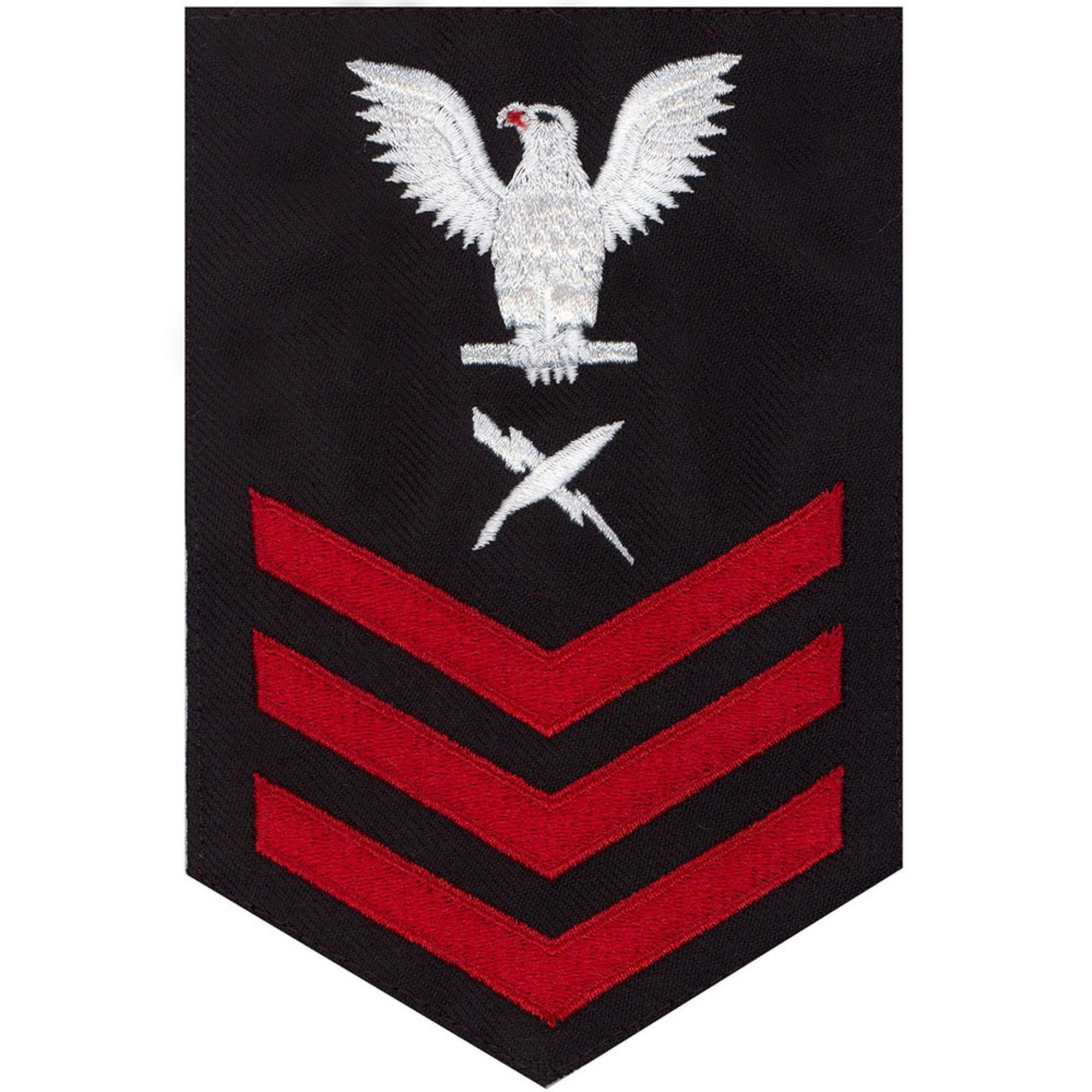 Men's E4-e6 (ct1) Rating Badge In Standard Red On Blue Serge Wool For ...