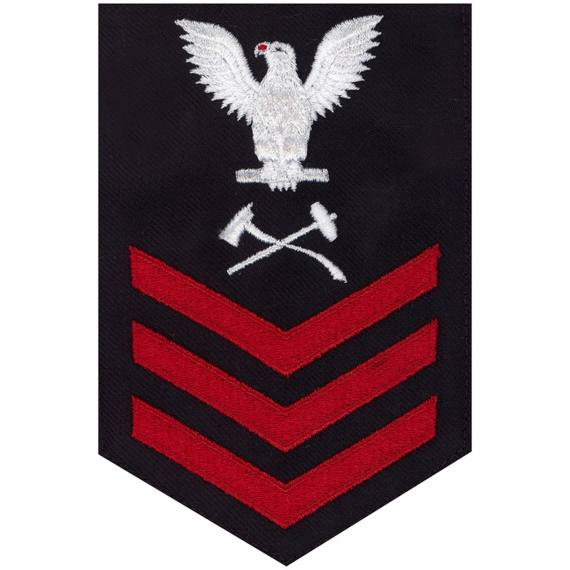 Men's E4-e6 (dc1) Rating Badge In Standard Red On Blue Serge Wool For ...