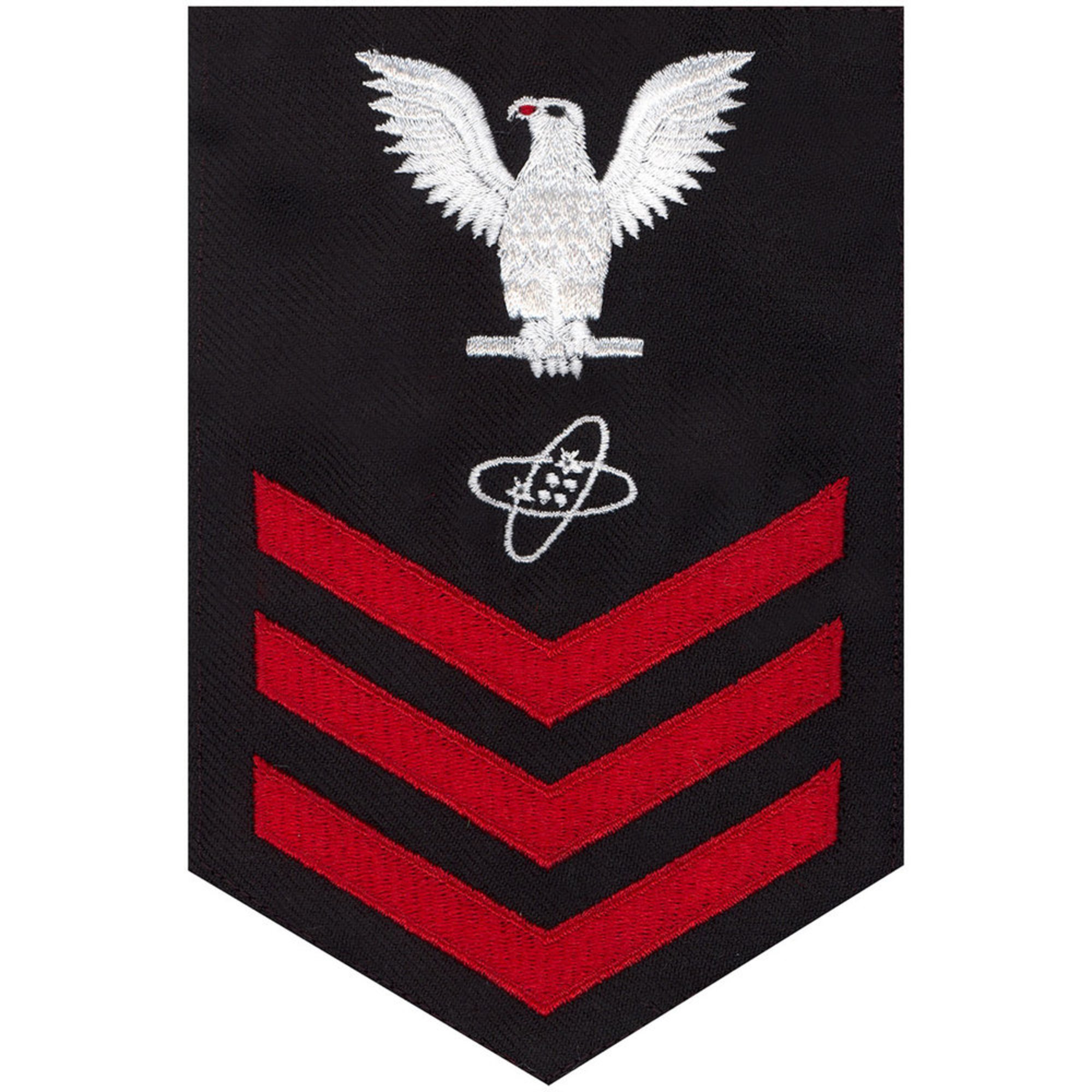 Men's E4-e6 (et1) Rating Badge In Standard Red On Blue Serge Wool For ...