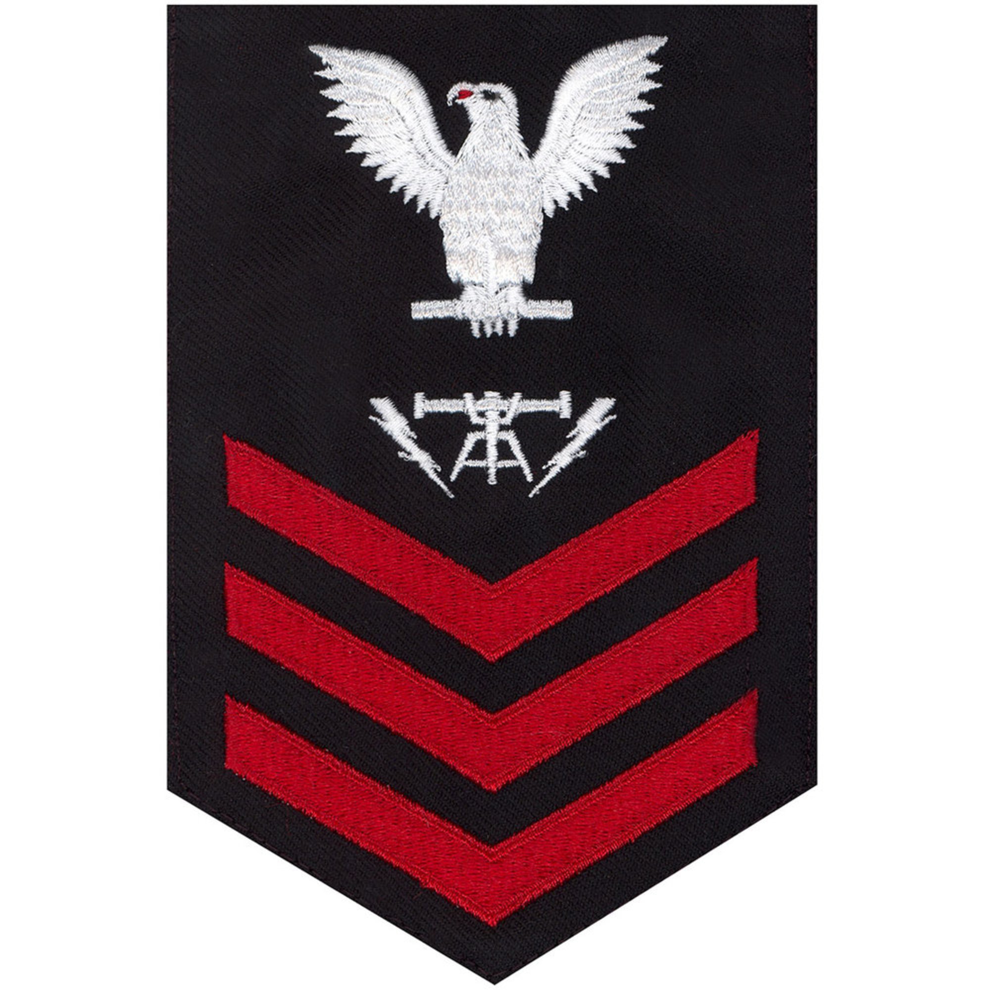 Men's E4-e6 (fc1) Rating Badge In Standard Red On Blue Serge Wool For ...