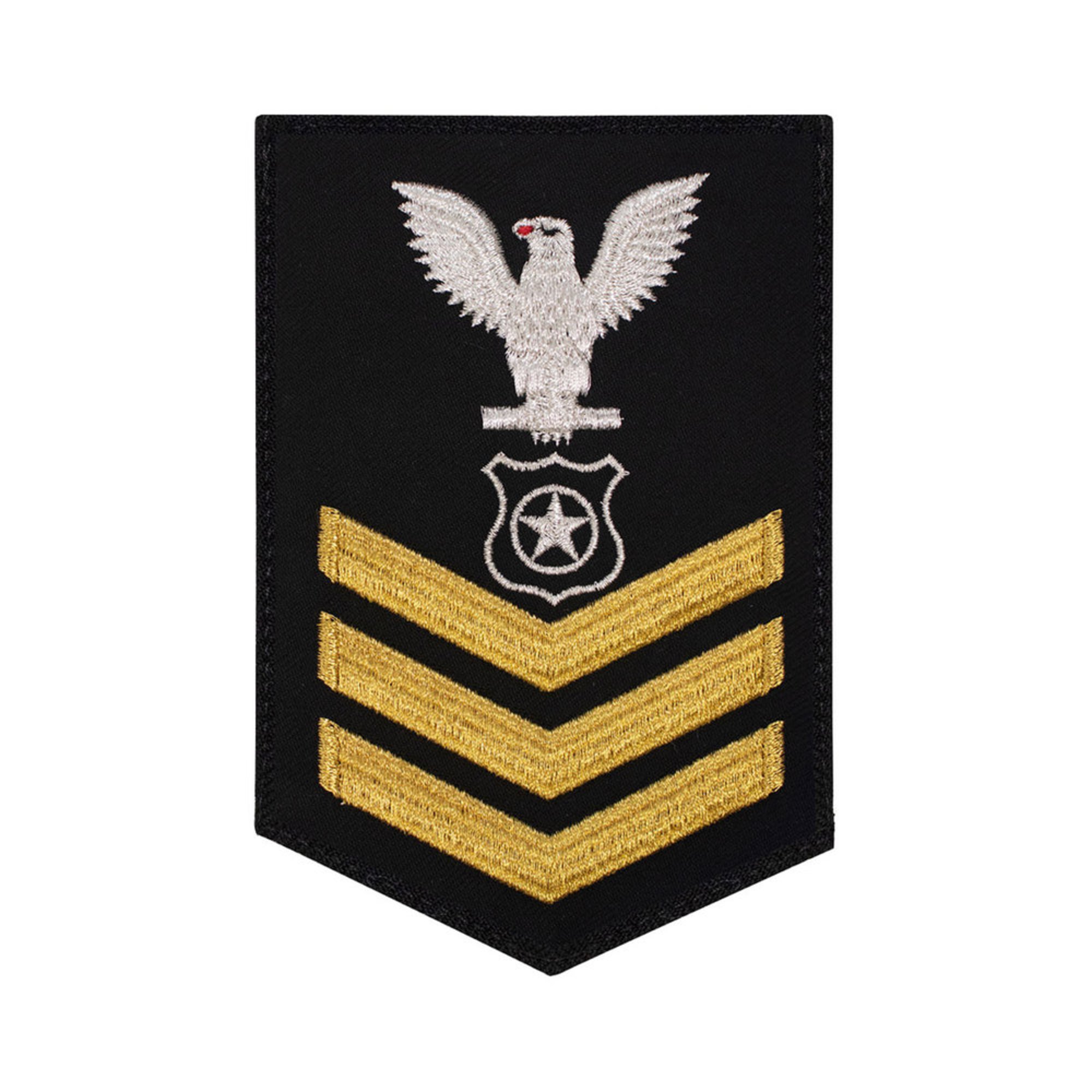 Men's E4-e6 (ma1) Rating Badge In Standard Gold On Blue Serge Wool For ...