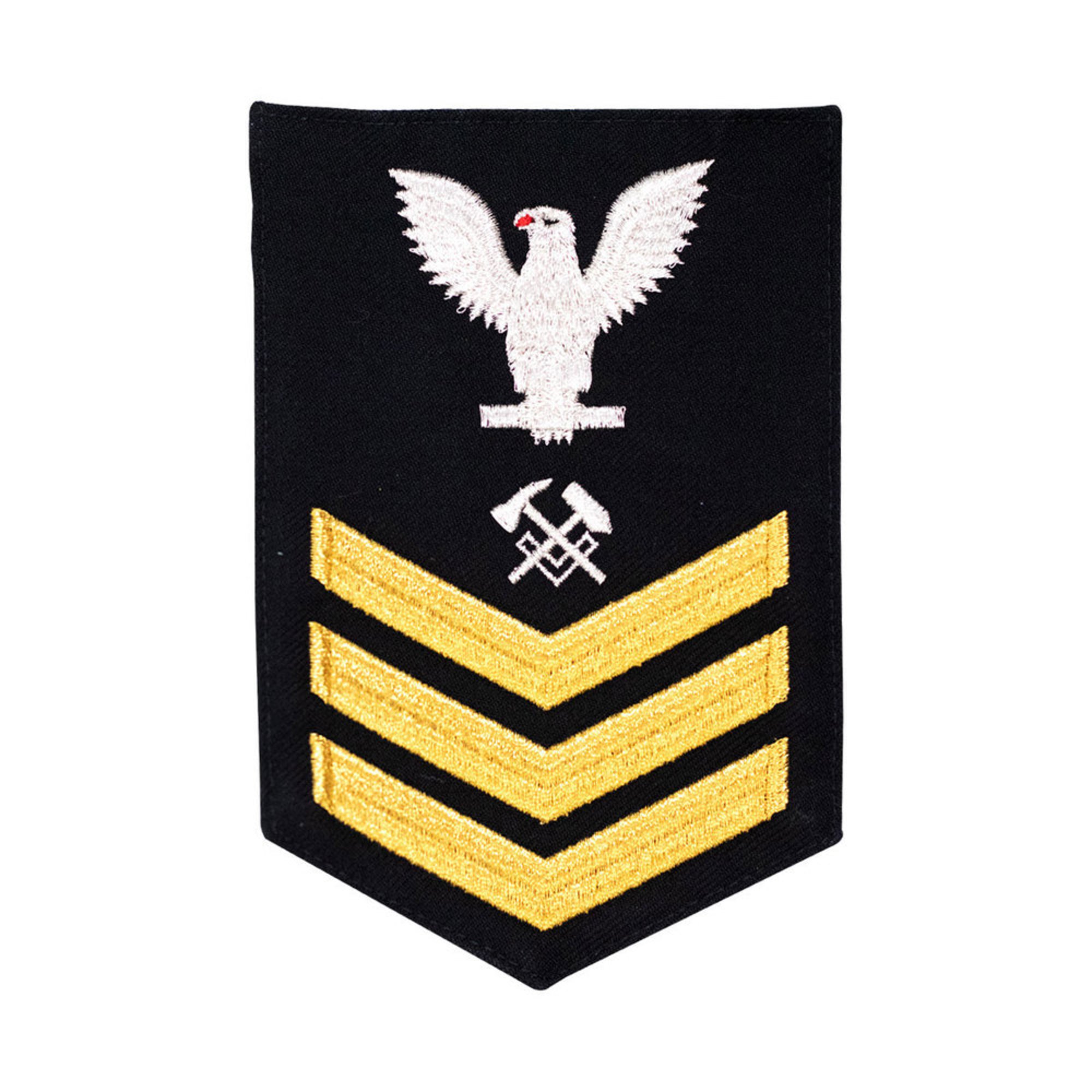 Men's E4-e6 (ht1) Rating Badge In Standard Gold On Blue Serge Wool For ...