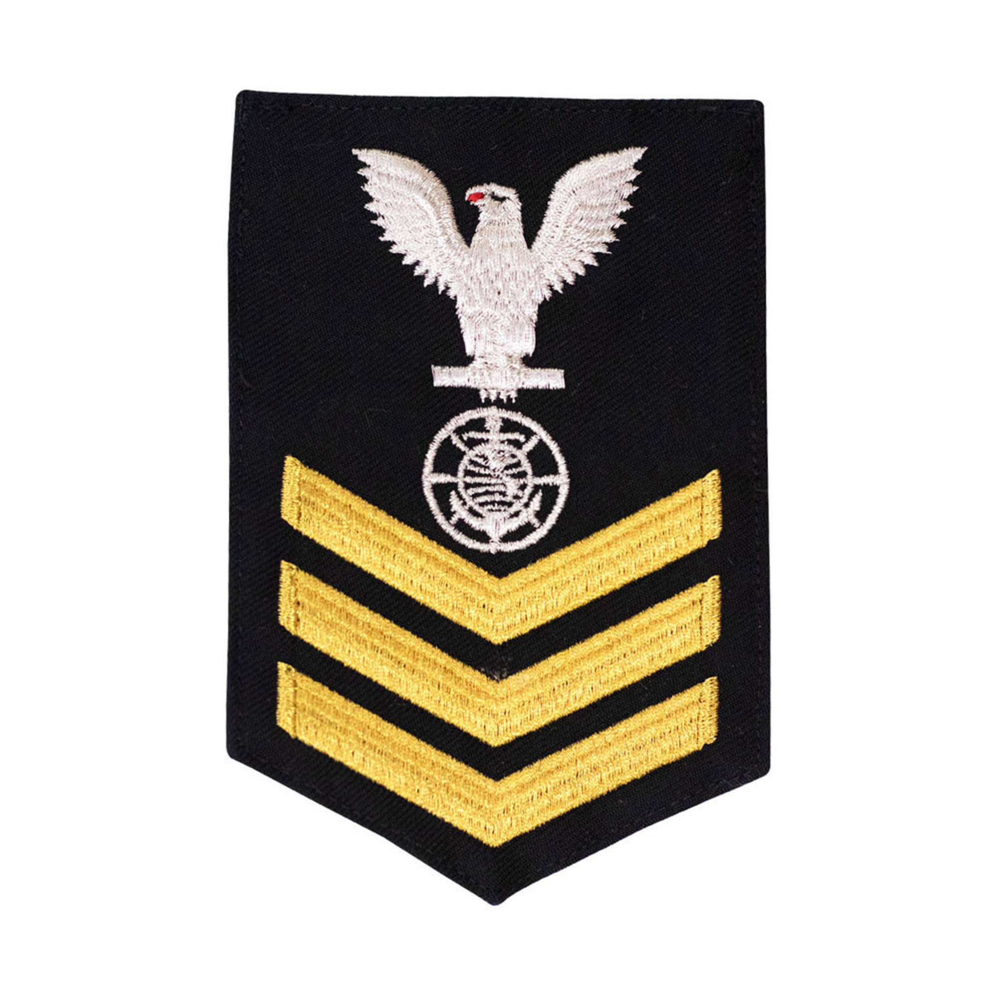 Men's E4-e6 (rp1) Rating Badge In Standard Gold On Blue Serge Wool For ...