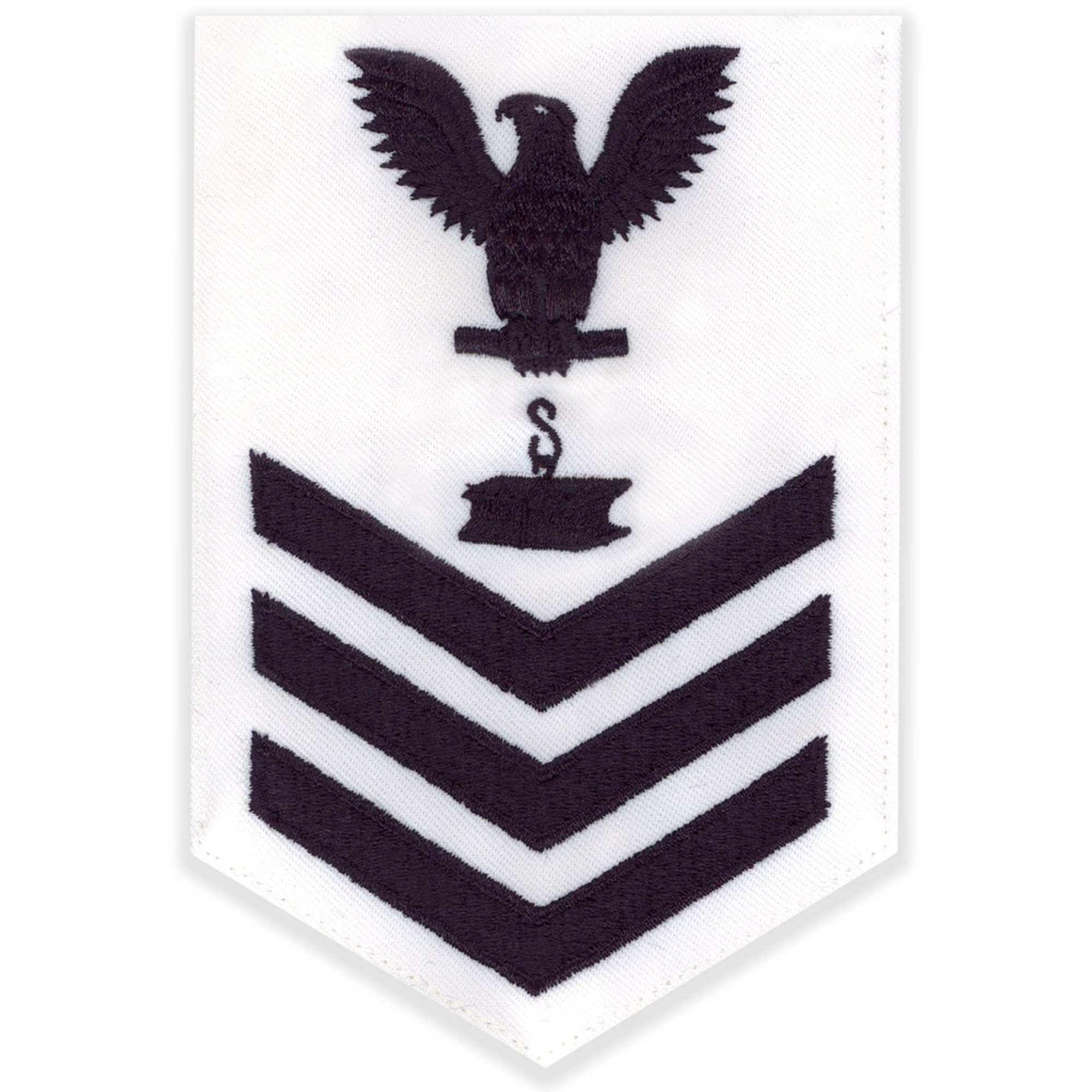 Men's E4-e6 (sw1) Rating Badge In Blue On White Cnt For Steelworker ...