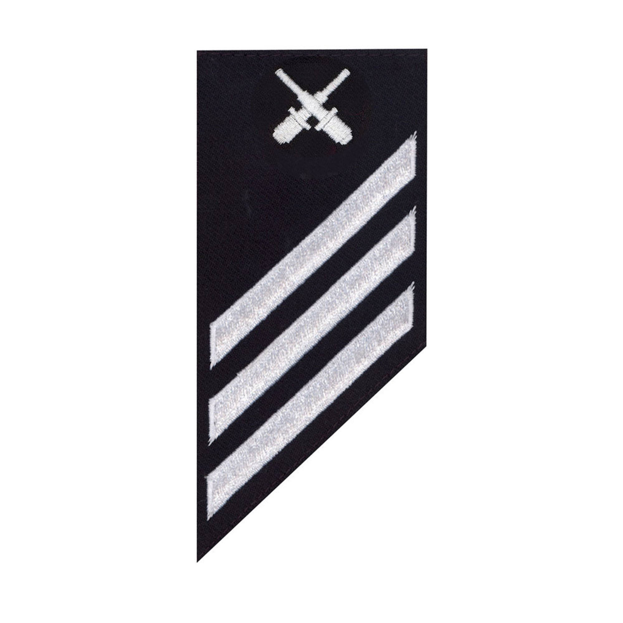 E3 Combo (gm) Rating Badge On Blue Serge Wool For Gunner's Mate ...