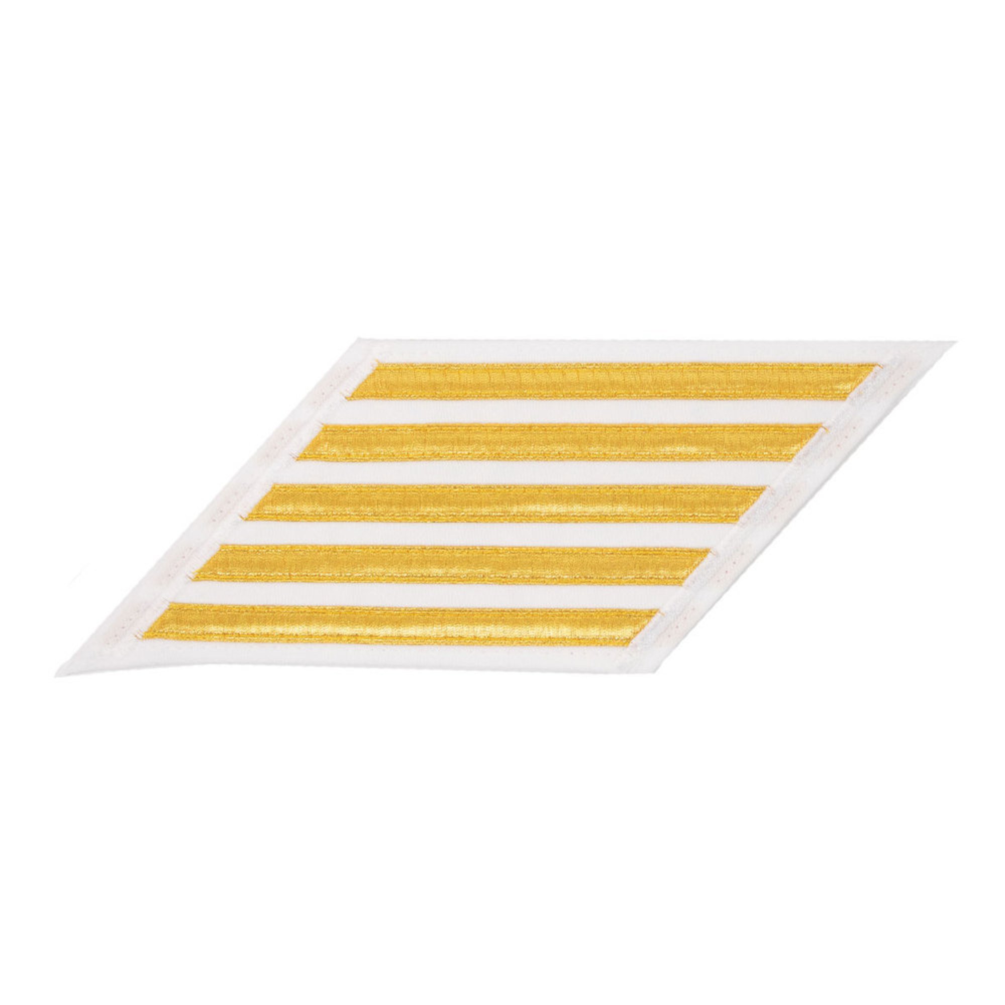 Men's Enlisted Service Stripe Set-5 On Lace Gold On White Cnt | Ratings ...