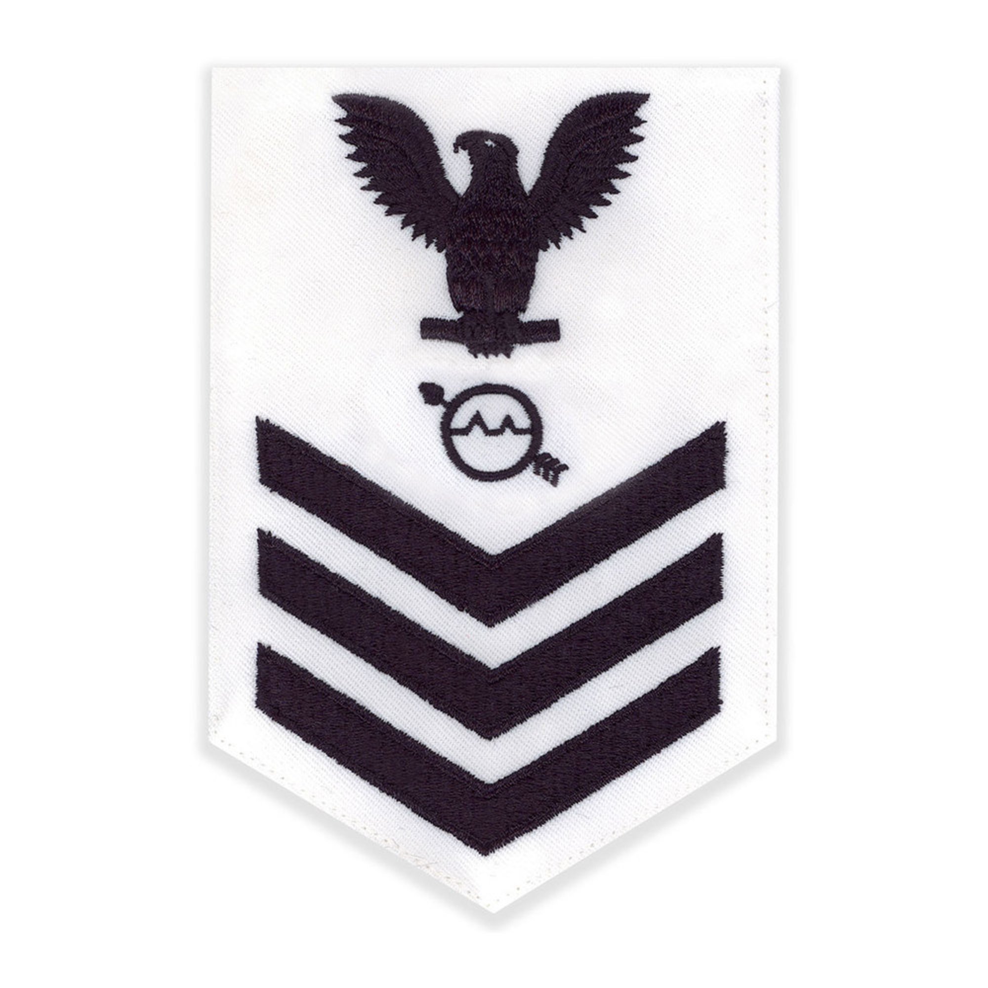 Men's E4-e6 (os1) Rating Badge In Blue On White Cnt For Operations ...