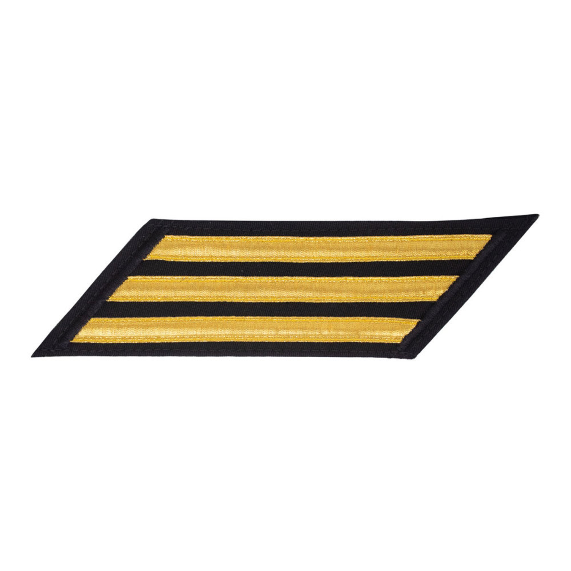 Men's Enlisted Service Stripe Set-3 On Lace Gold On Blue Poly/wool ...