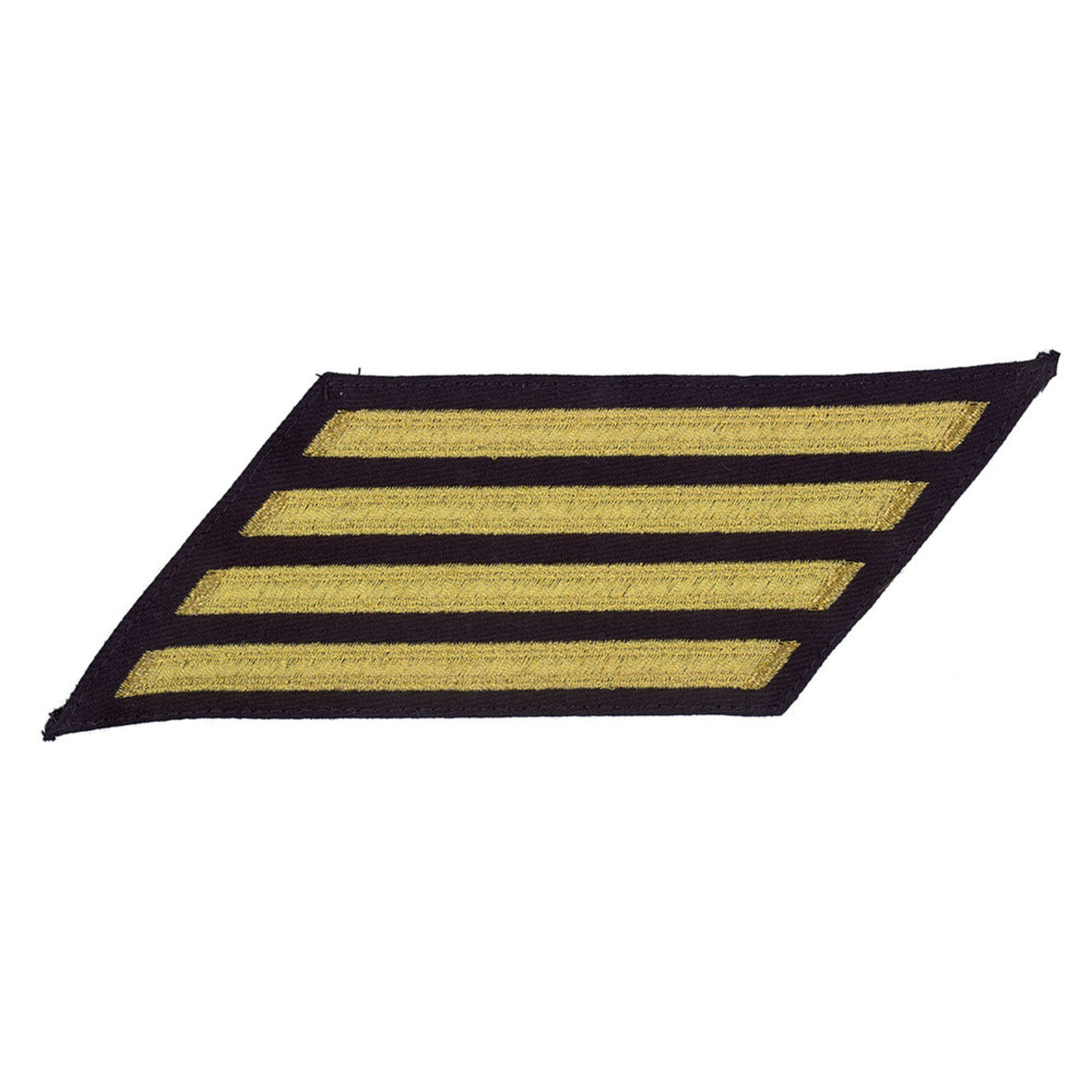 Men's Enlisted Service Stripe Set-4 On Standard Gold On Blue Serge Wool ...