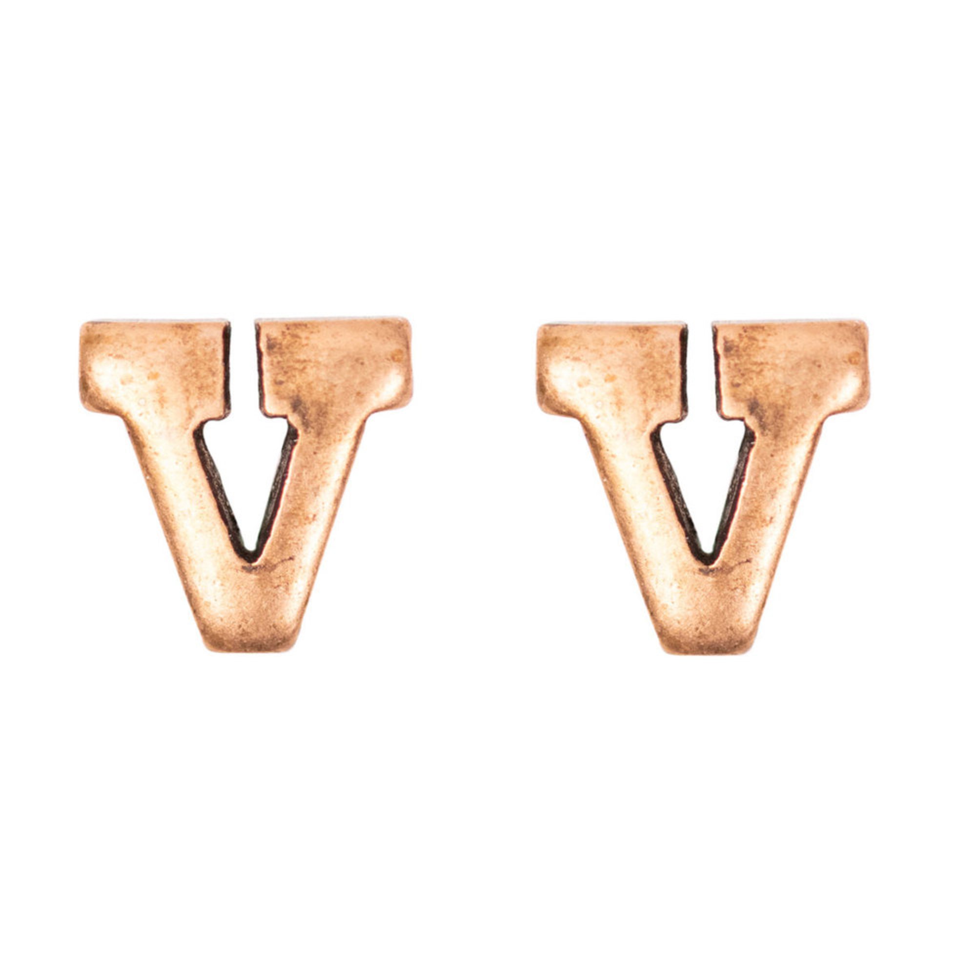 Attachment Bronze Letter "v" Large | Ribbon Attachments | Military ...