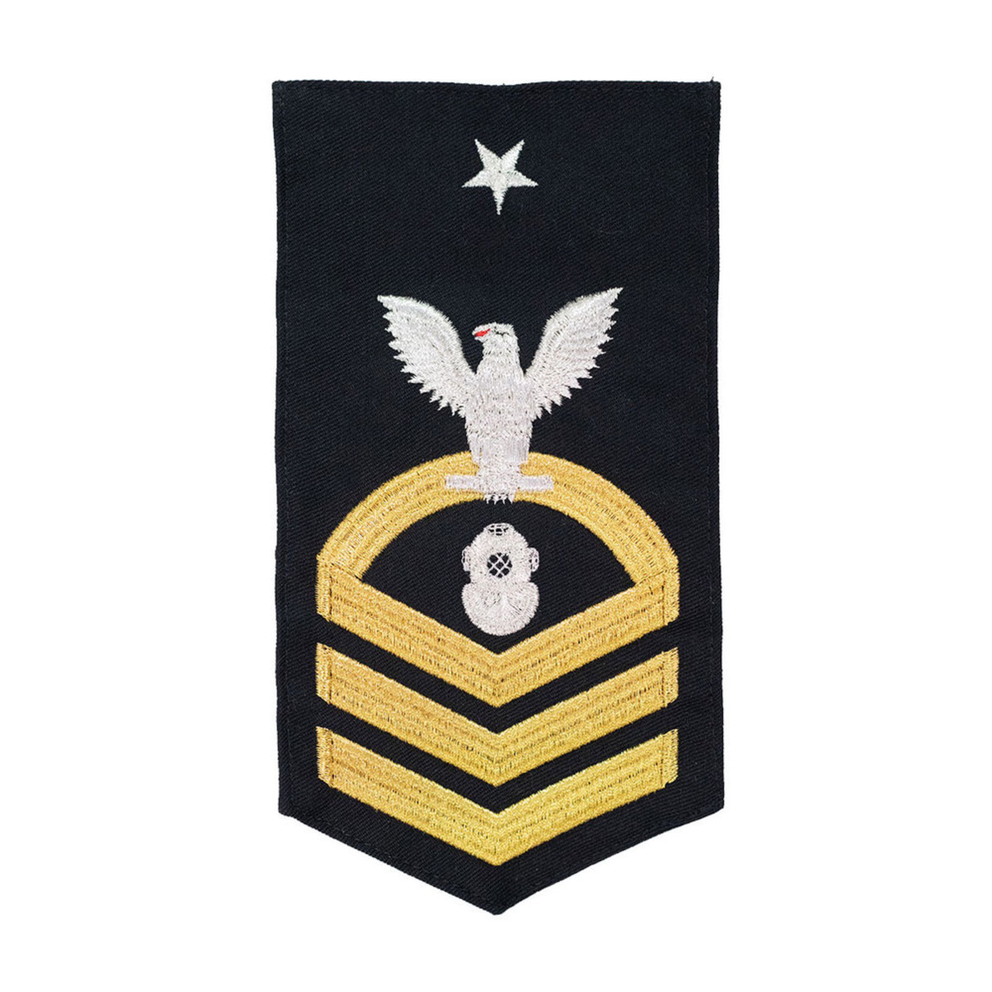 Men's E8 (ndcs) Rating Badge In Standard Gold On Blue Poly/wool For ...