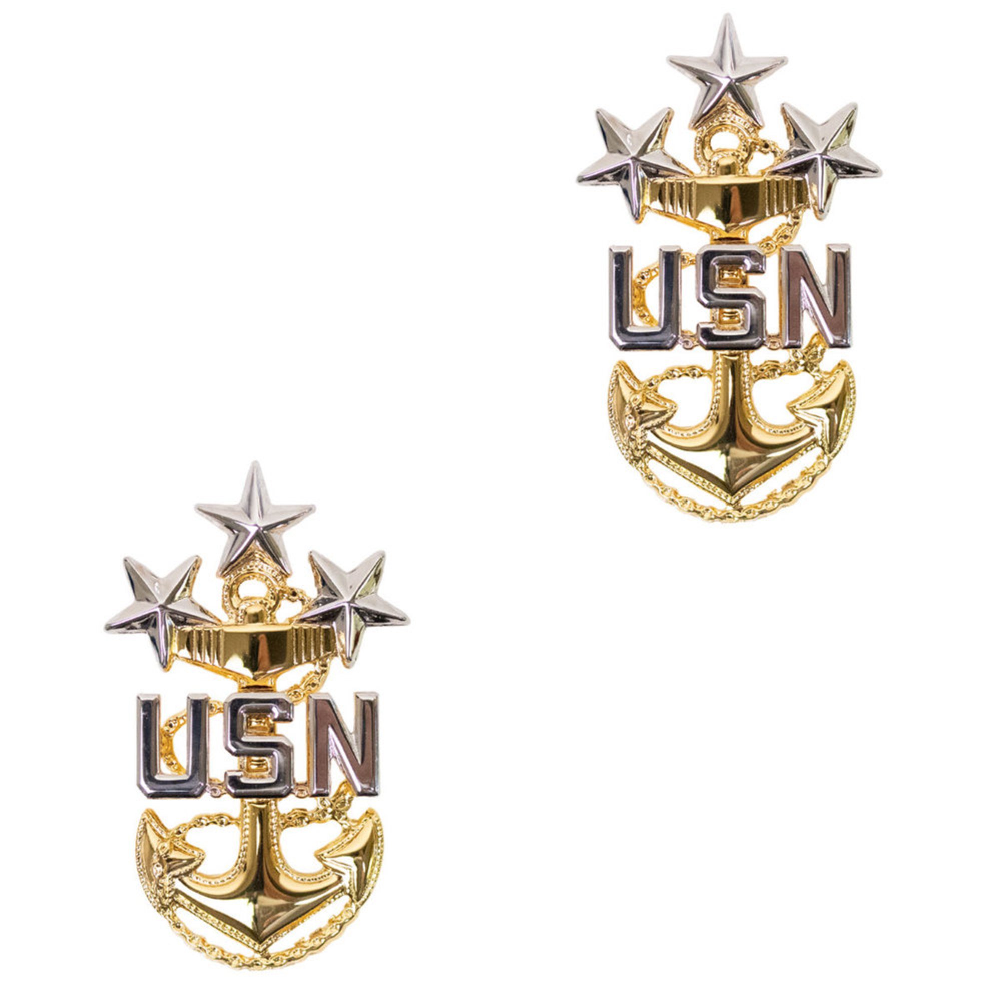 Collar Device Clutchback Anchor Silver/gold E10 | Collar Devices ...