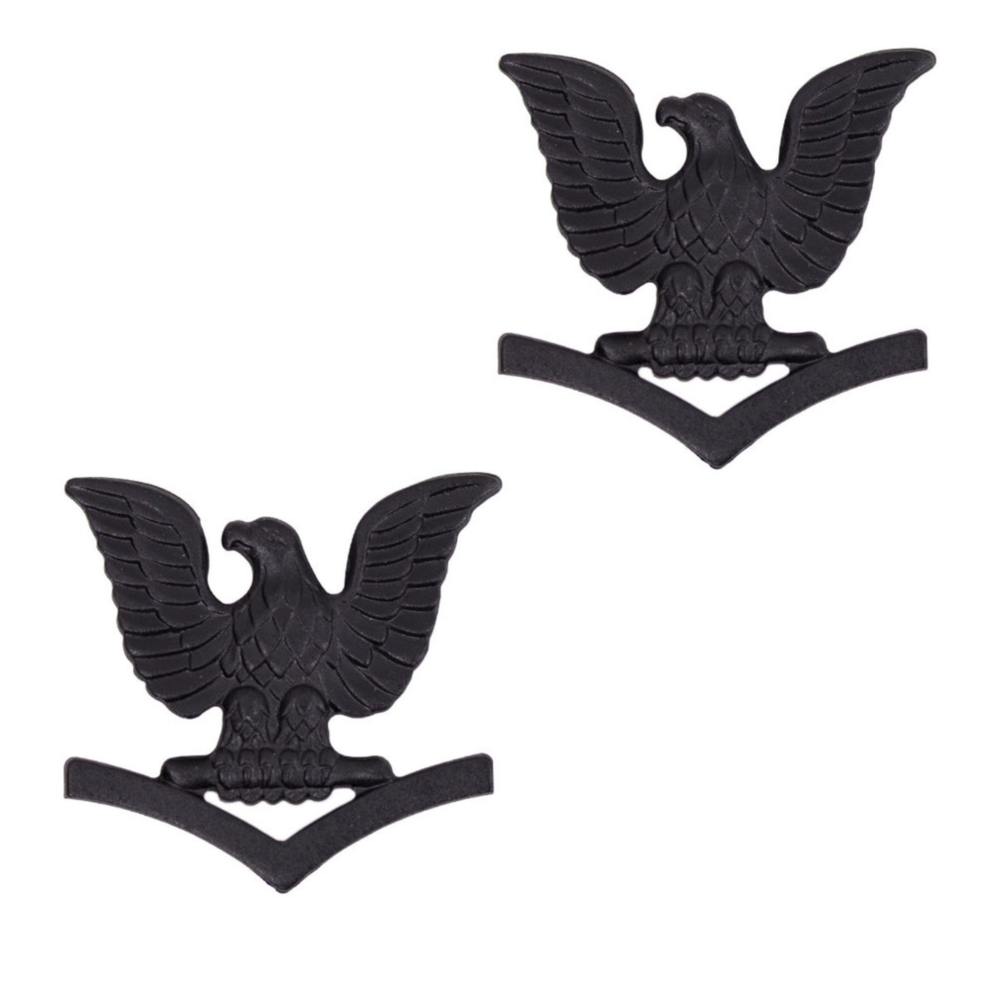 Collar Device Subdued Black Metal (pair) E4 | Collar Devices | Military ...