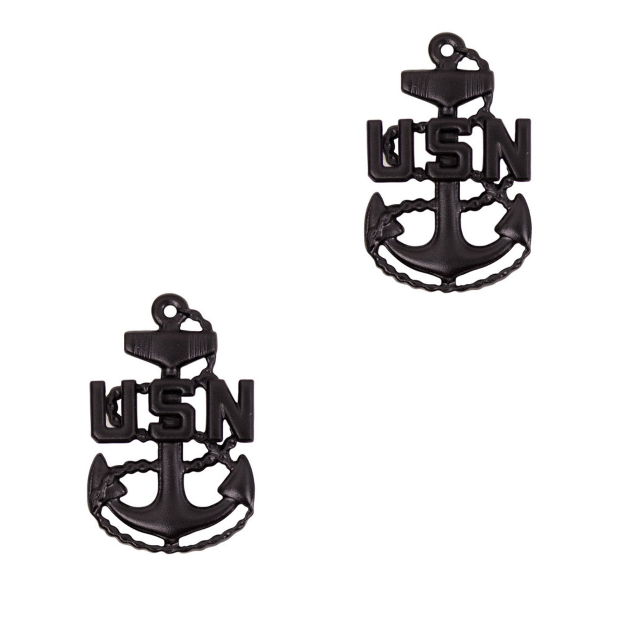 Collar Device Subdued Black Metal (pair) E7 | Collar Devices | Military ...