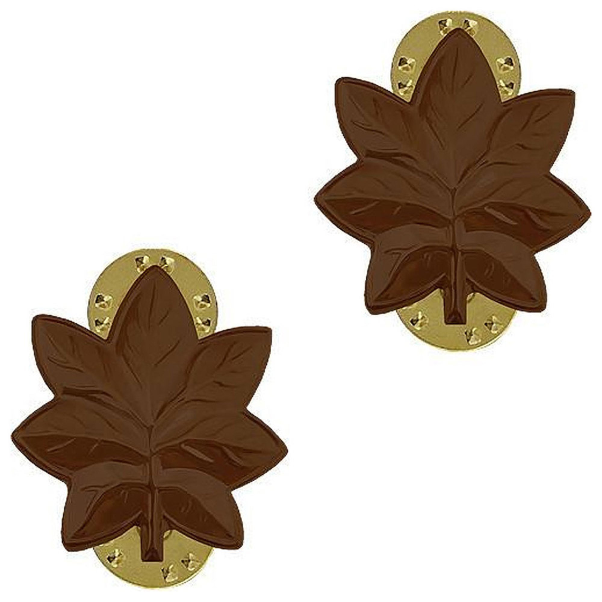 Collar Device Subdued Black Metal Lcdr | Collar Devices | Military ...