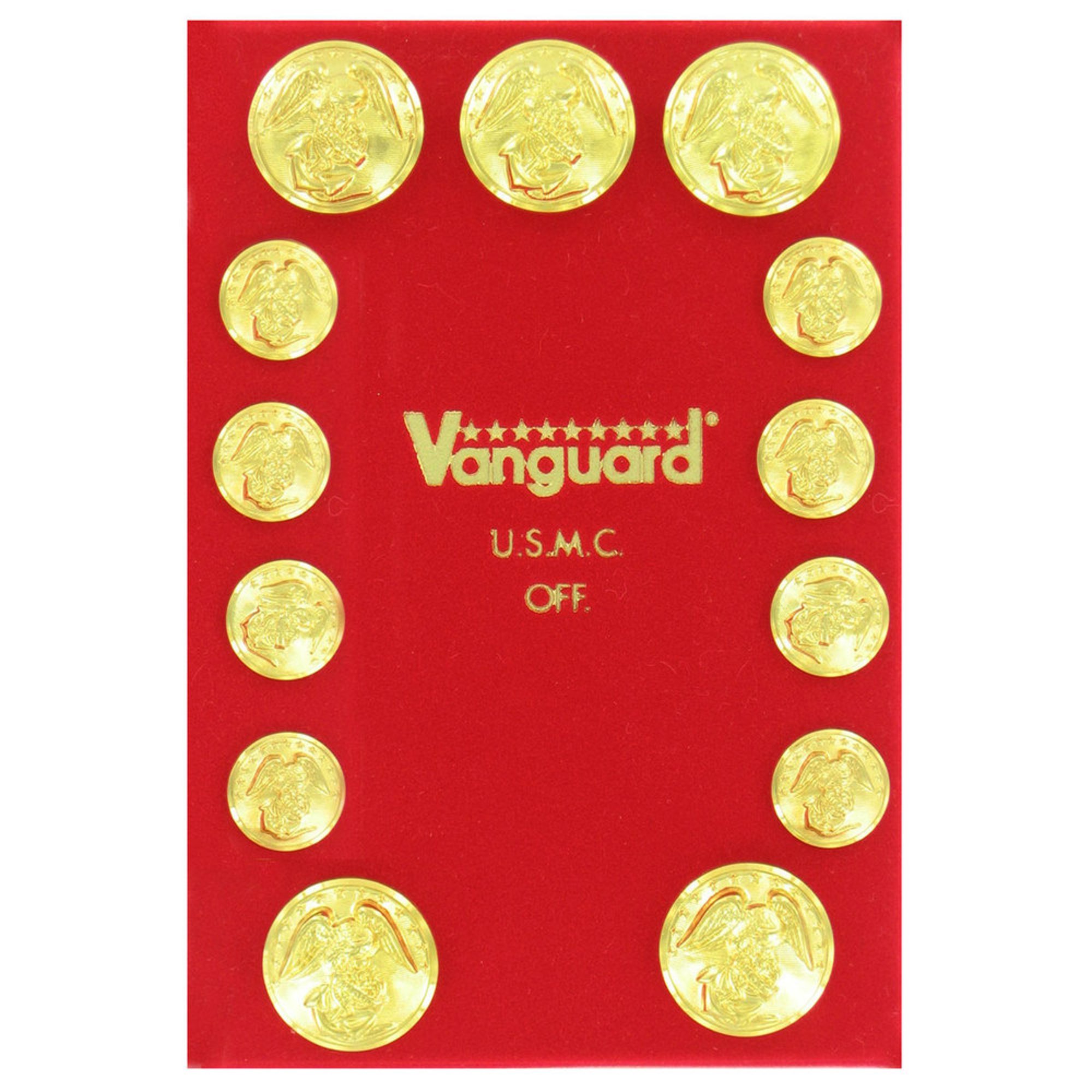 Usmc Officer Button Dress Set Hamilton Finish | Buttons | Military ...