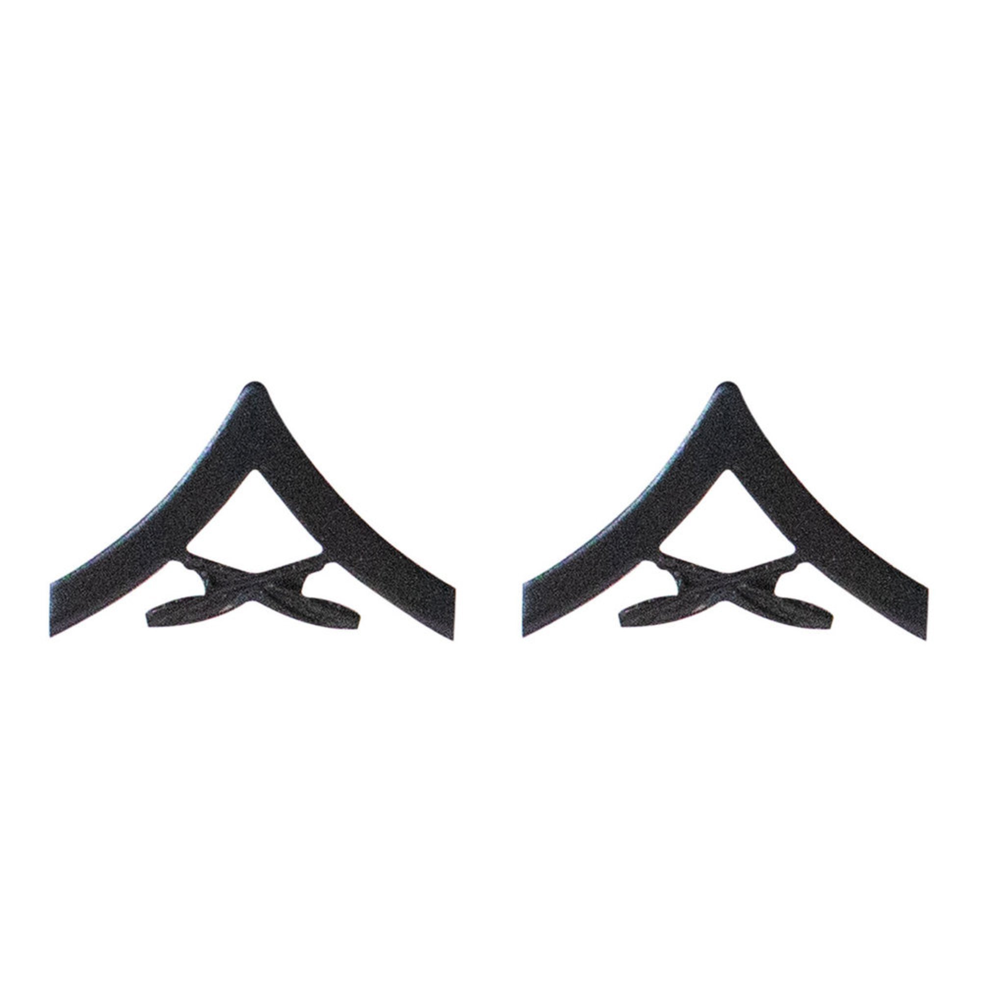 Usmc Chevron Black Metal Lcpl | Rank Insignia | Military - Shop Your ...