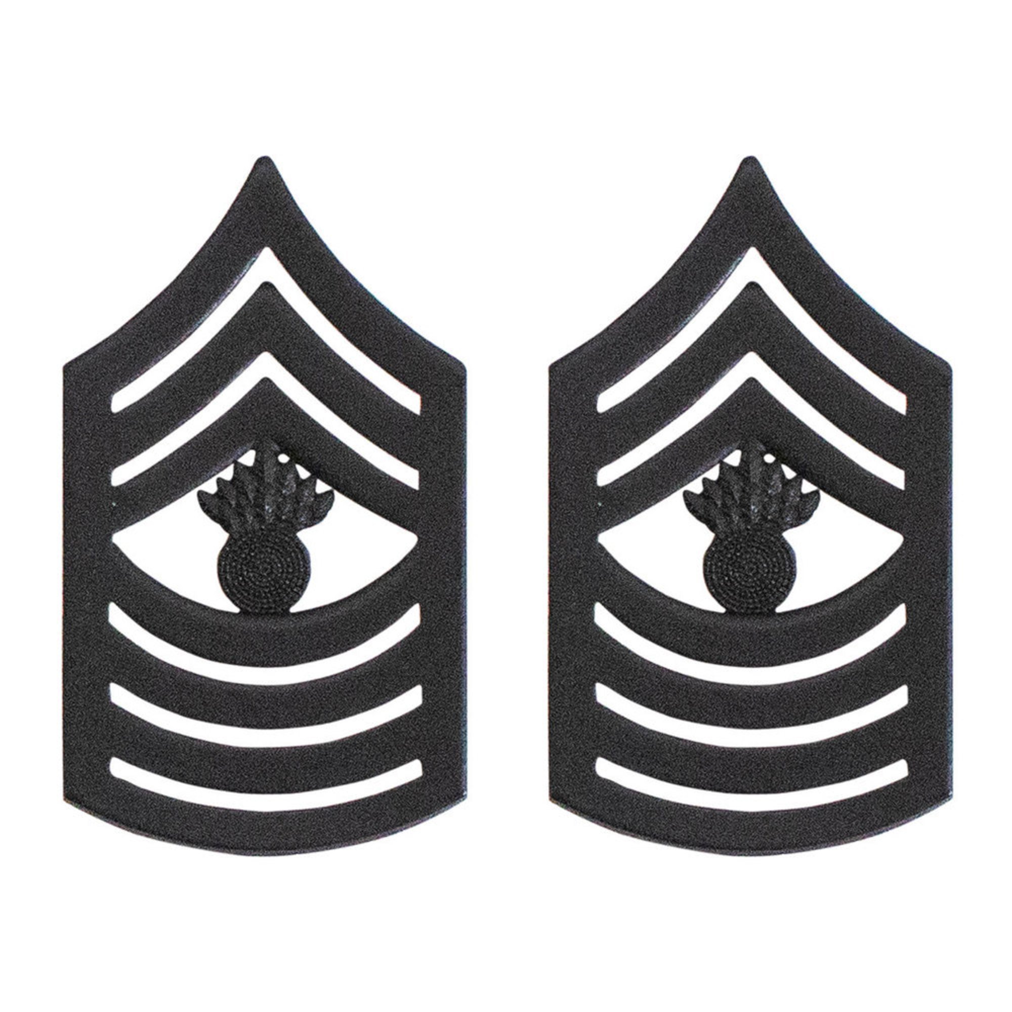 Usmc Chevron Subdued Metal Mgysgt | Rank Insignia | Military - Shop ...