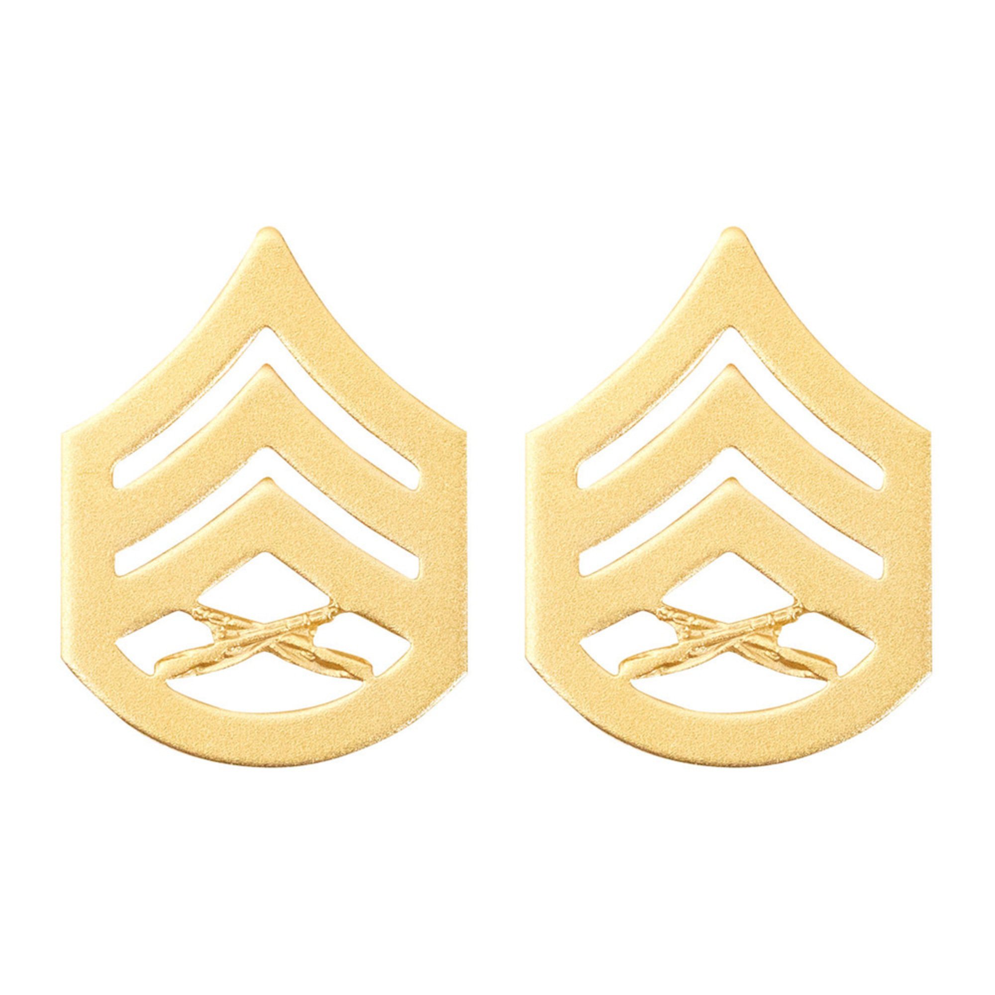 Usmc Chevron Gold Satin Ssgt | Rank Insignia | Military - Shop Your ...