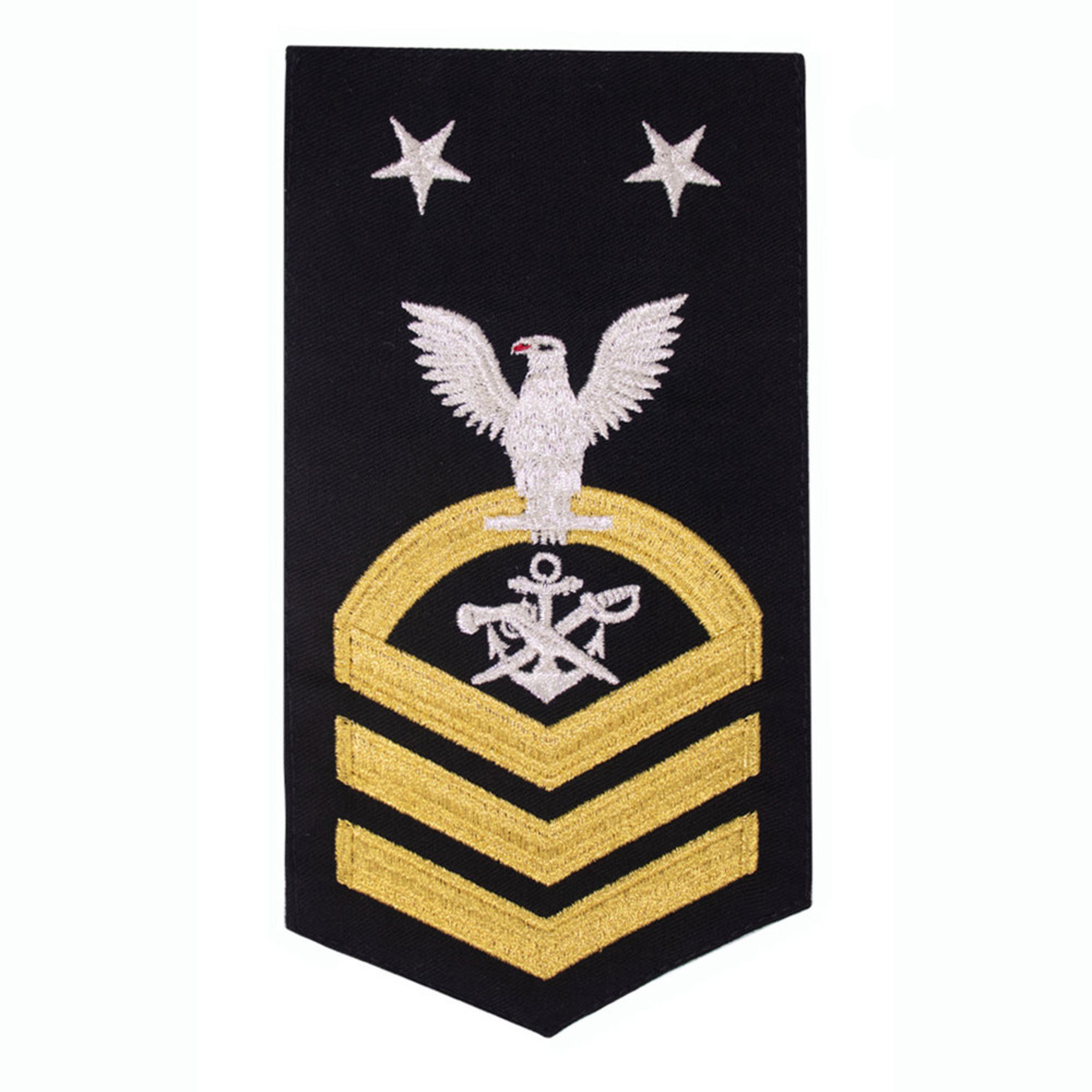 Men's E9 (sbcm) Rating Badge In Standard Gold On Blue Poly/wool For ...