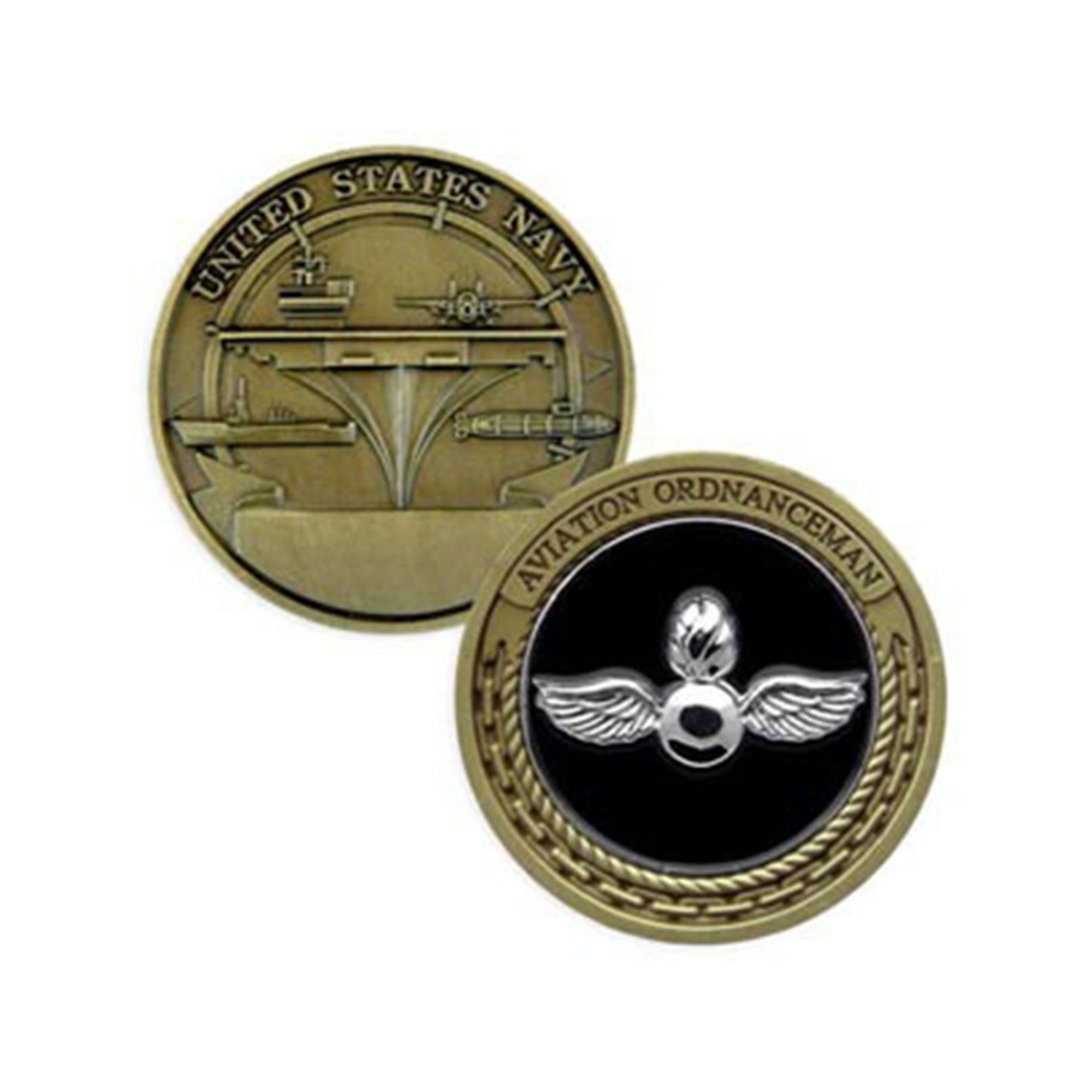 Usn Aviation Ordnanceman Coin | Navy Pride Coins & Displays | Navy ...