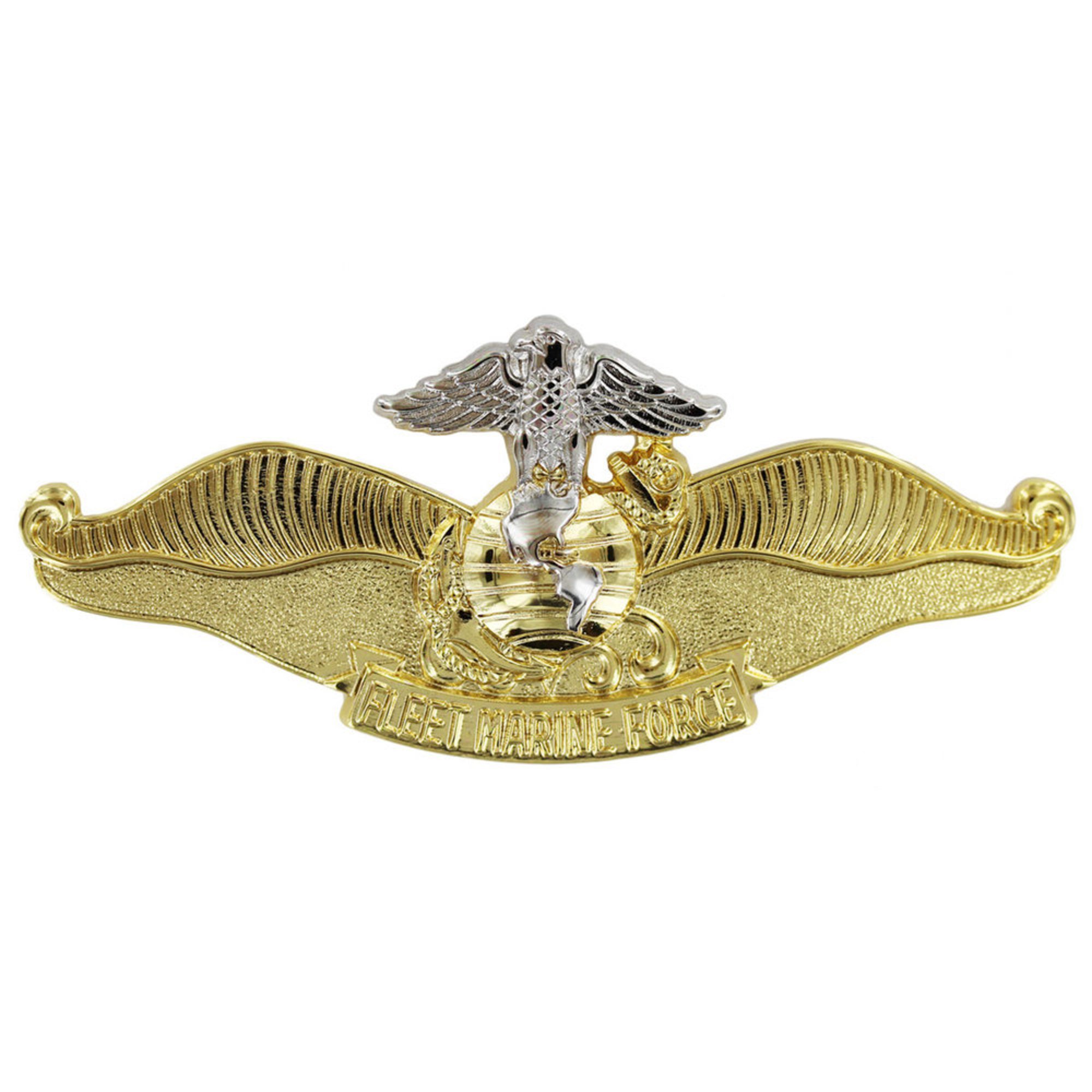 Warfare Badge Full Size Fmf Chaplain Gold | Warfare Devices & Command ...