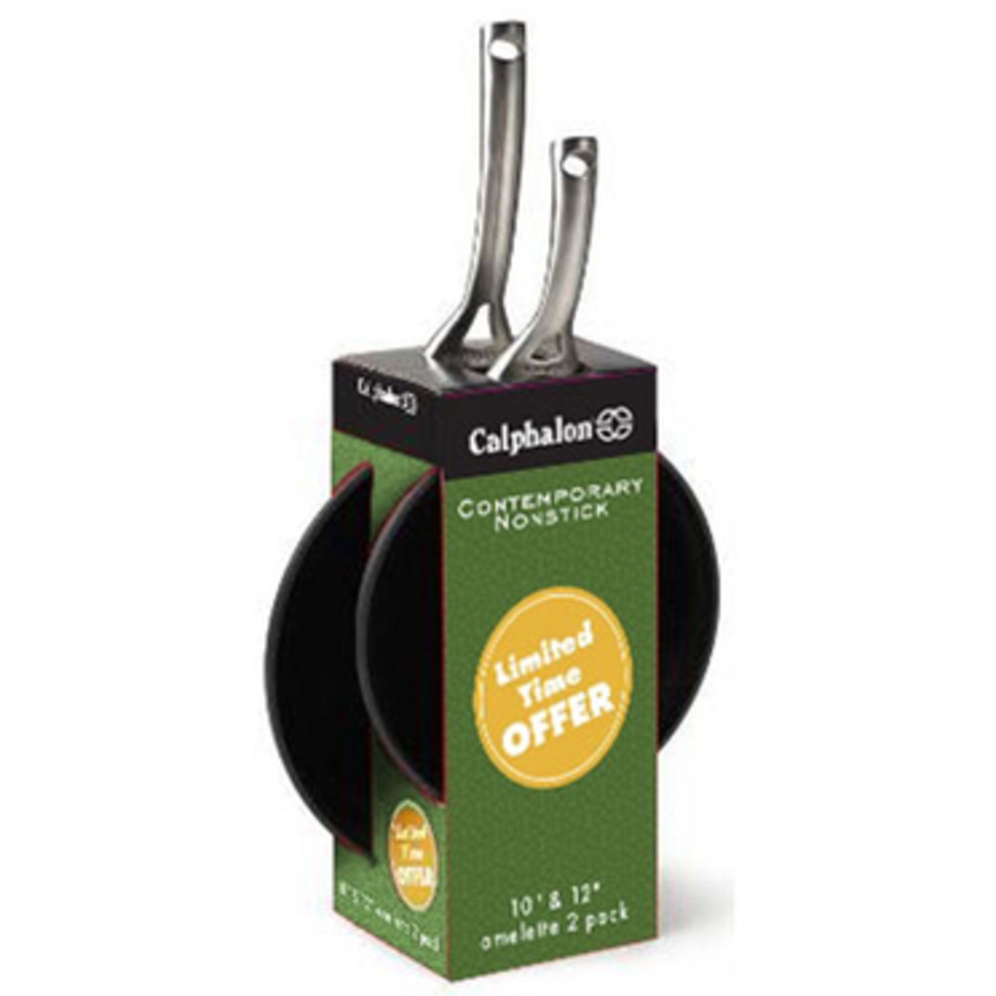 Calphalon Contemporary Nonstick 10" & 12" Fry Pan Set | Skillets - Shop ...