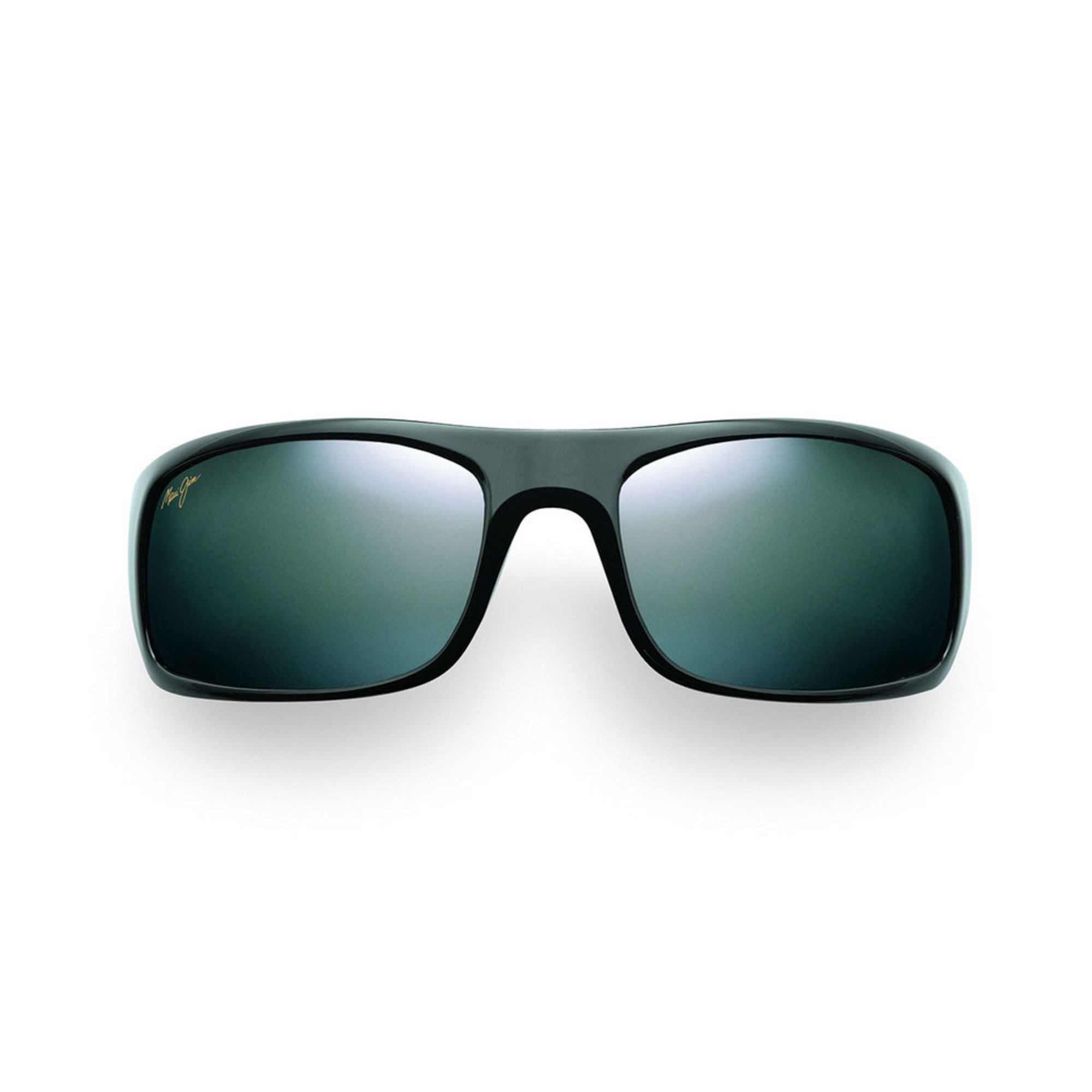 Maui Jim Unisex Peahi Gloss Black Polarized Wrap Sunglasses Mens Sunglasses Accessories