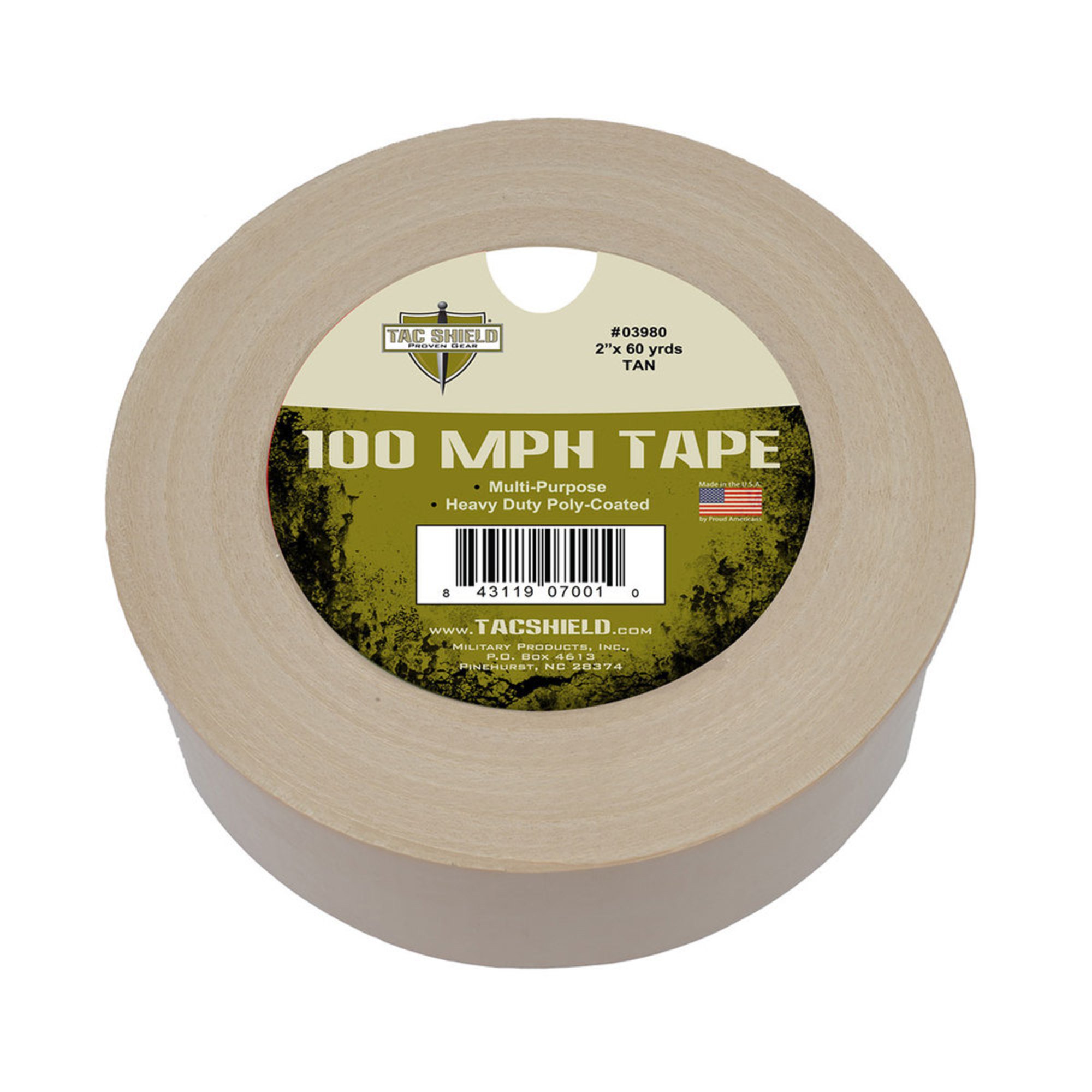 Tac Shield 100 Mph Heavy Duty Tactical Tape, 60 Yards | Tactical ...