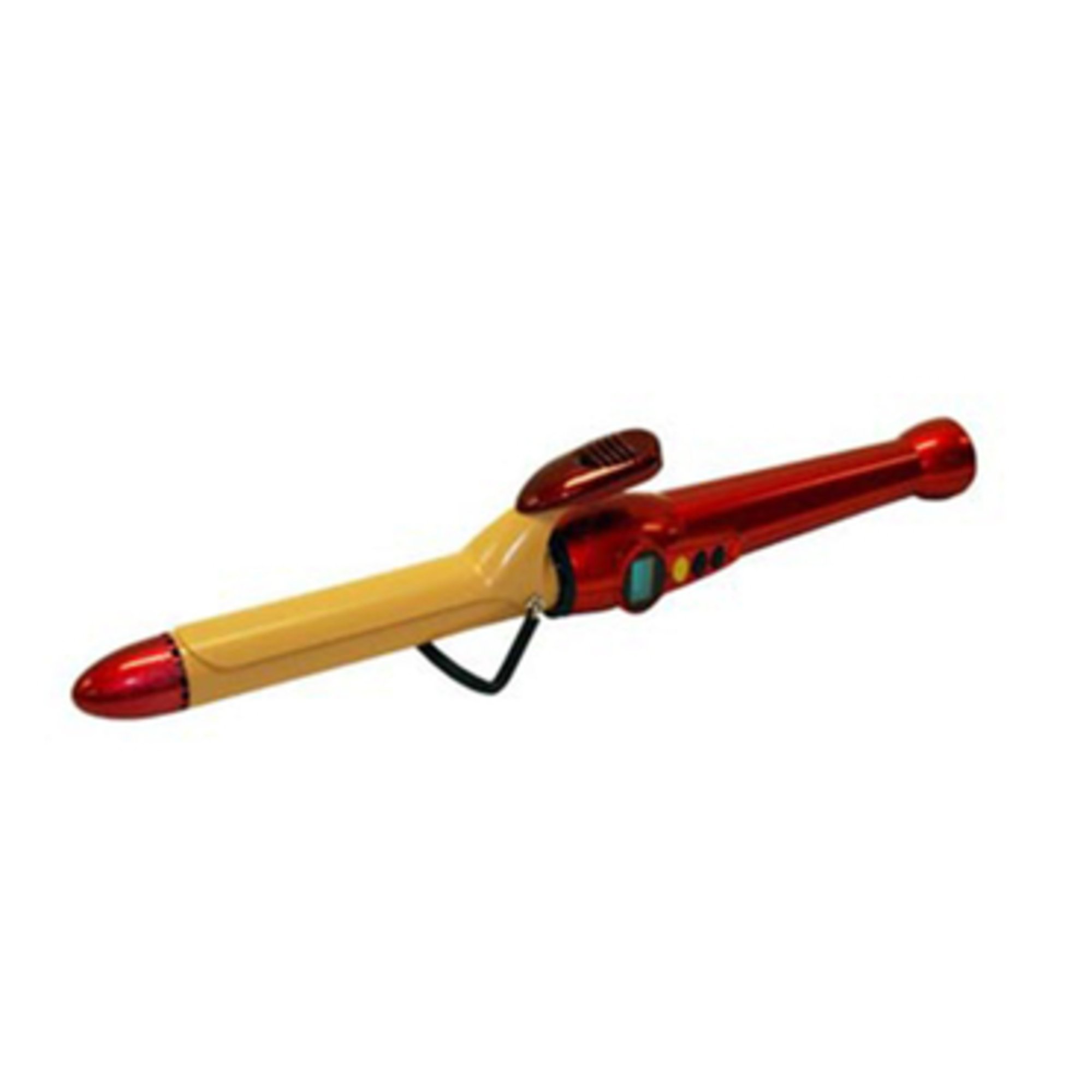 Chi Air 1" Texture Tourmaline Ceramic Curling Iron, Fire Red | Curling ...