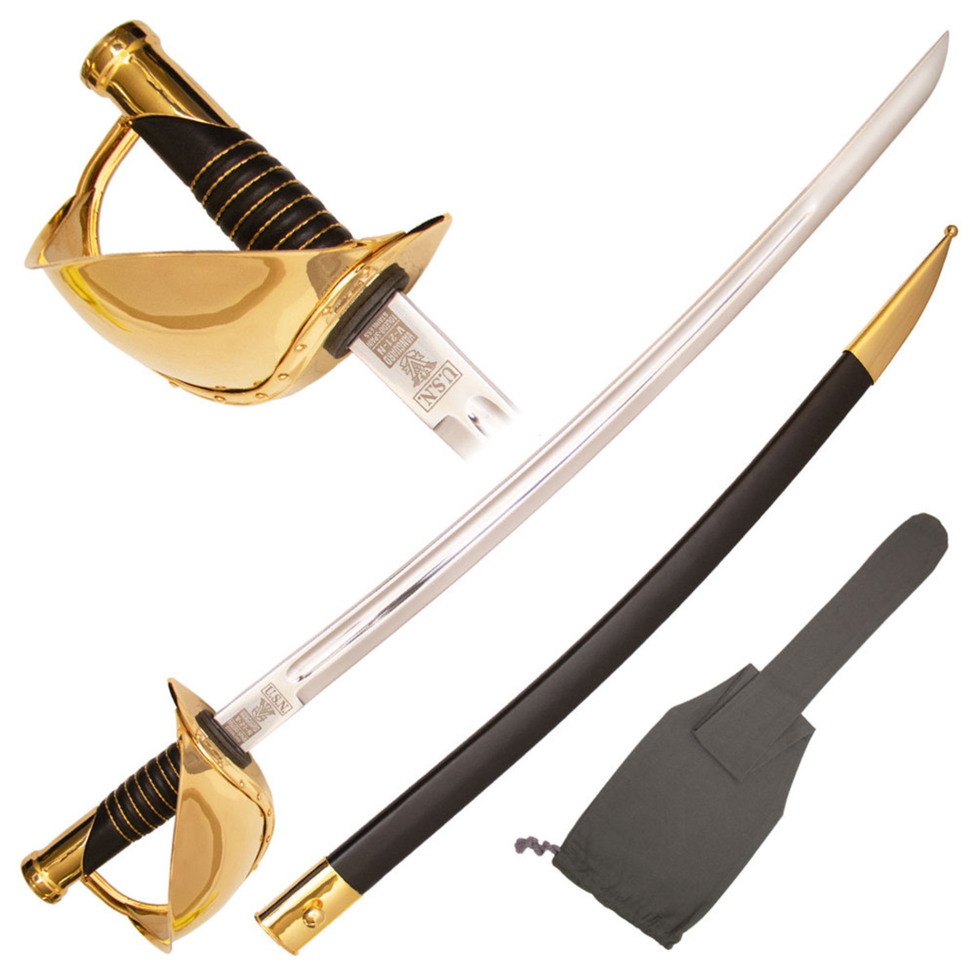 Navy Cpo Cutlass Sword With Scabbard | Swords & Accessories | Military ...