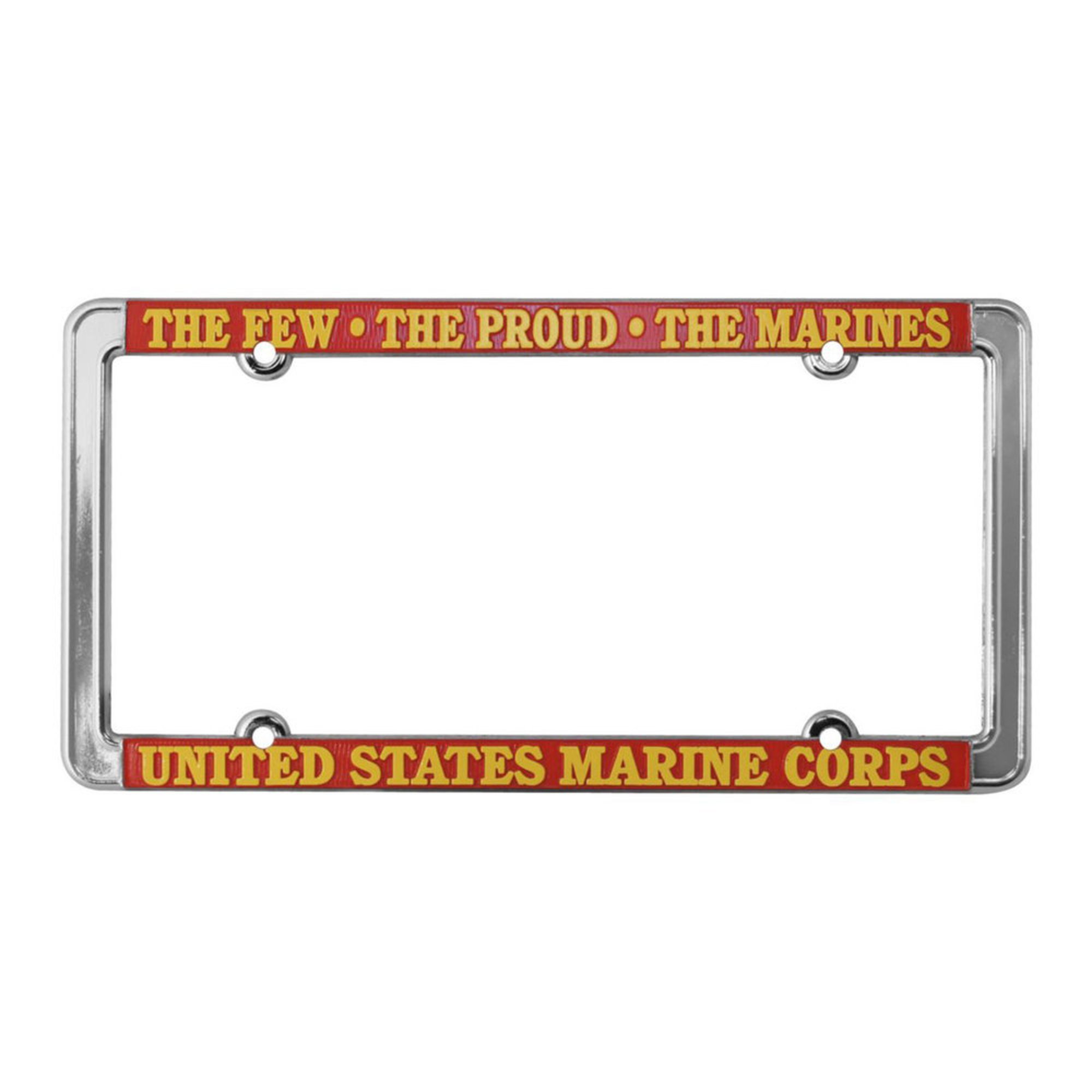 Mitchell Proffitt Usmc Thin License Plate Frame | Navy Pride Statues ...