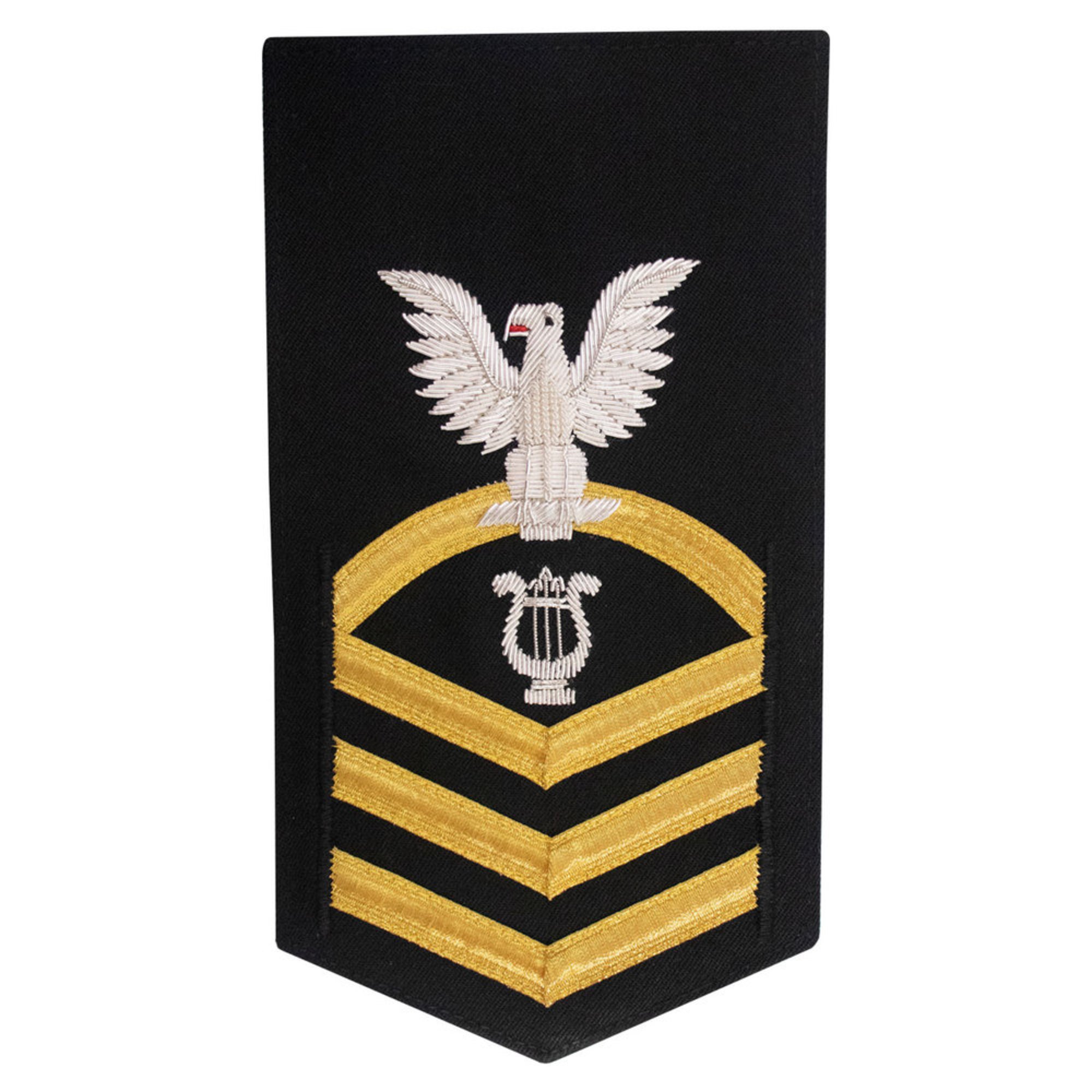 Men's E7 (muc) Rating Badge In Premier Vanfine 24kt Bullion With Gold ...