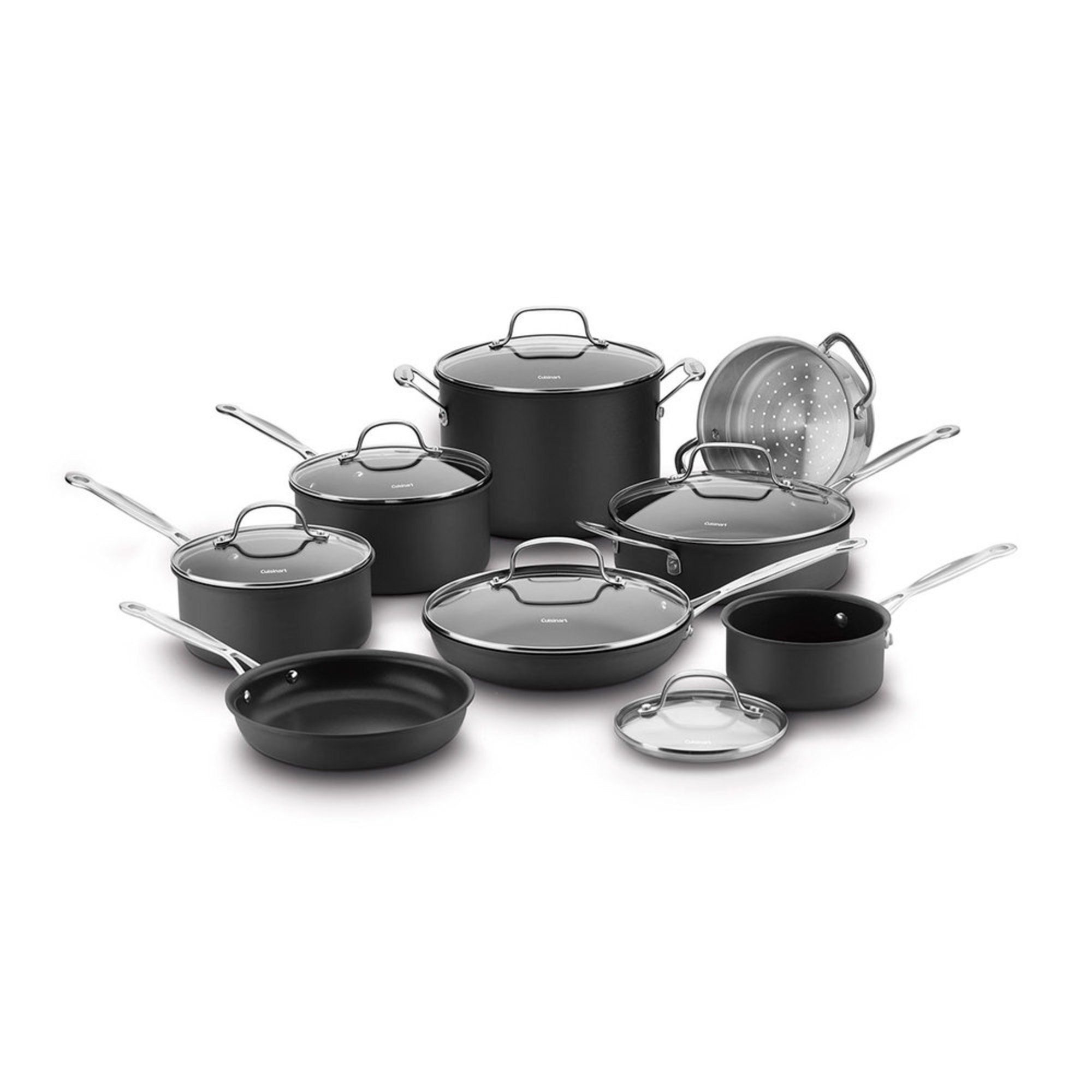 Cuisinart Chef's Classic 14-piece Hard Anodized Cookware Set | Cookware ...