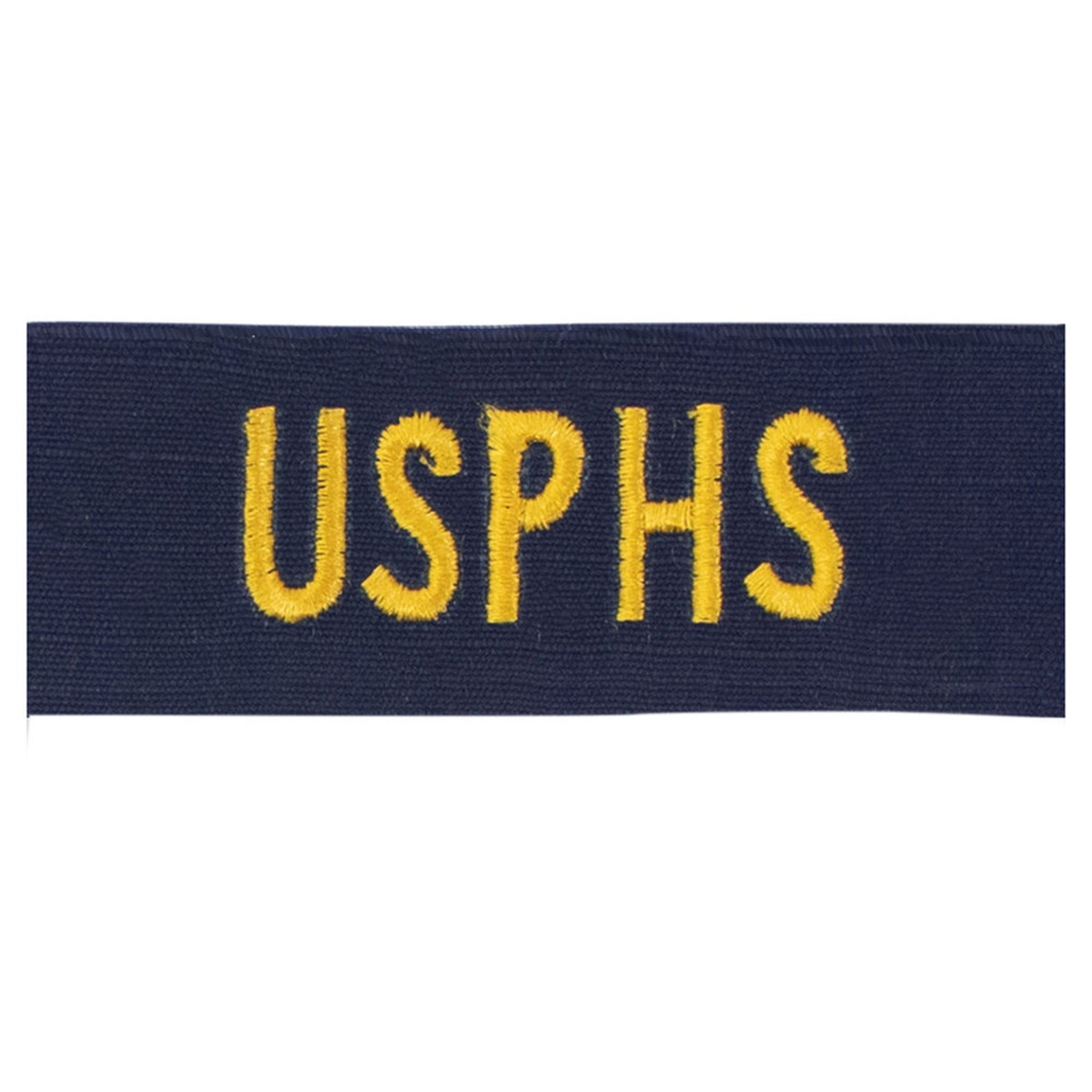 Usphs Odu Public Health Service Tape Gold On Blue Rip Stop | Public ...