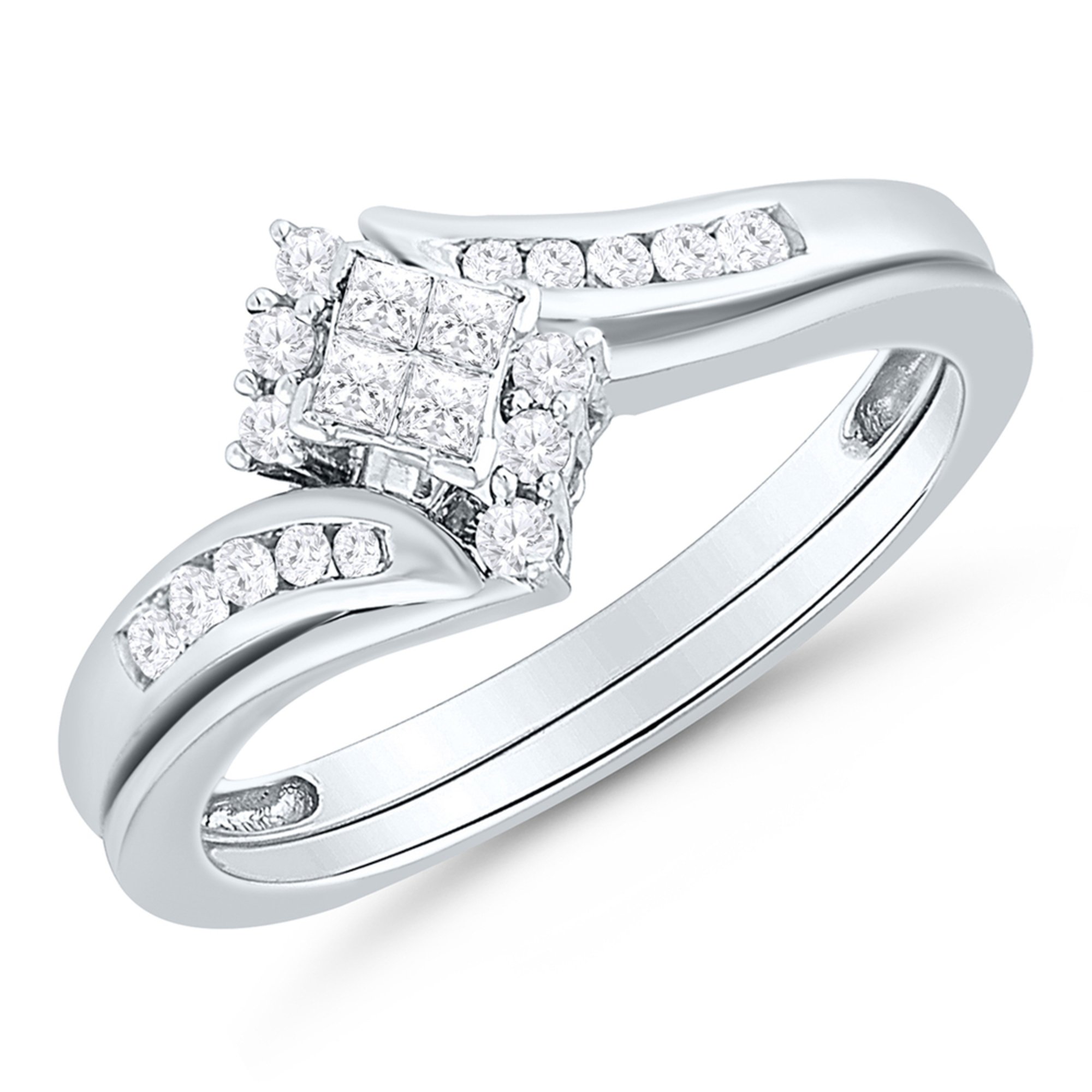 1/4 Ct.tw. Diamond Ring Set, 10k | Engagement Rings | Accessories ...