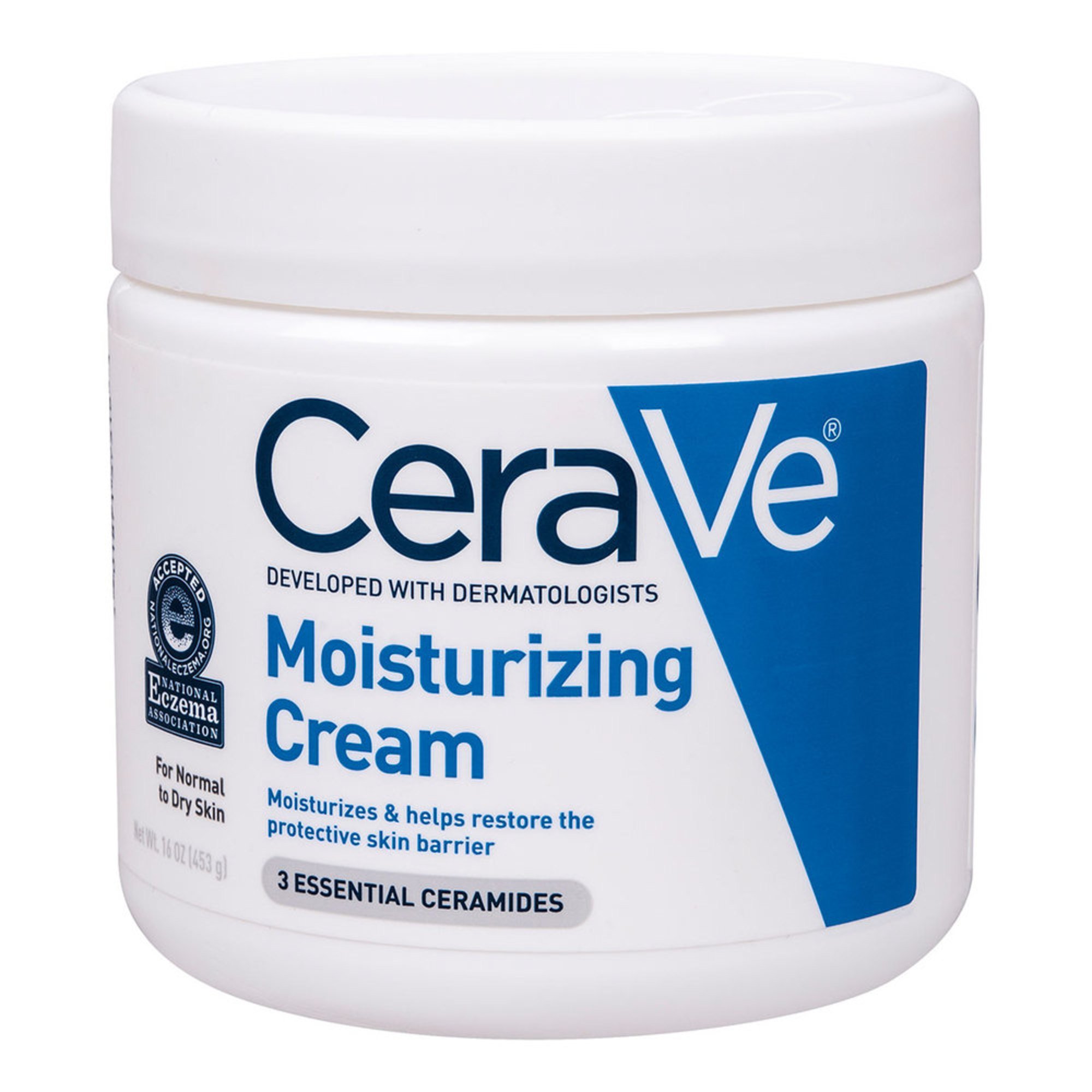 Cerave Moisturizing Cream For Normal To Dry Skin Jar 16oz ...
