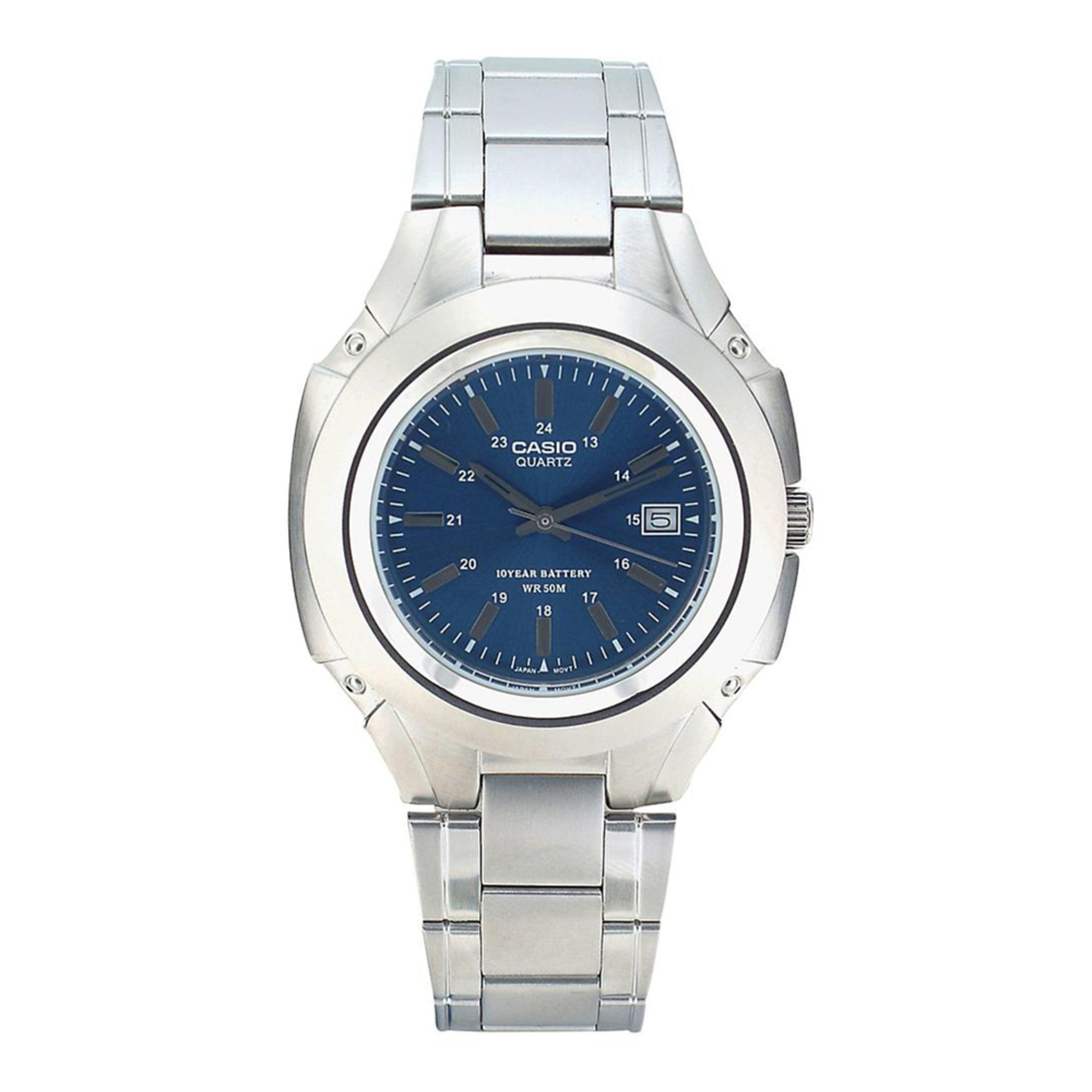 Casio Men's Classic Analog Dress Watch Mtp3050d-2av, Blue/ Silver 47mm ...