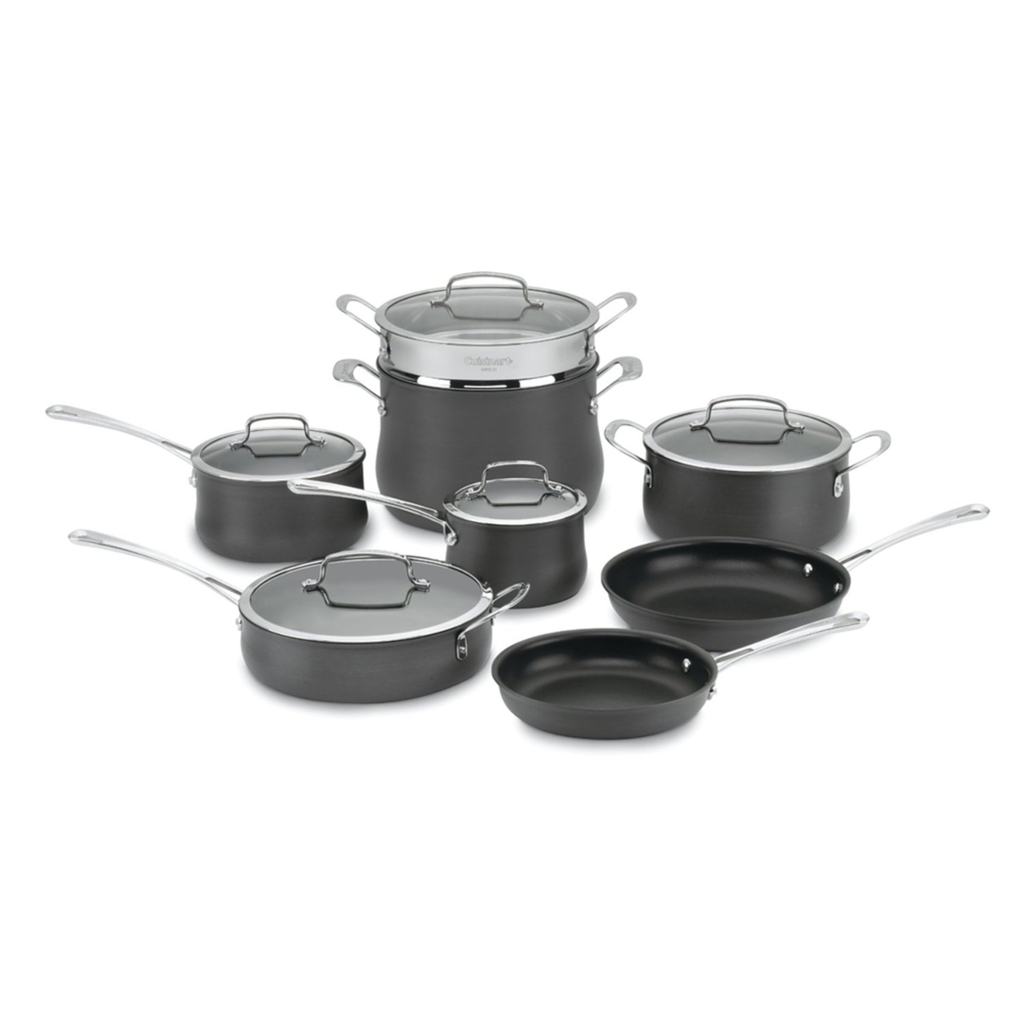 Cuisinart Contour 13-piece Hard Anodized Cookware Set | Cookware Sets ...