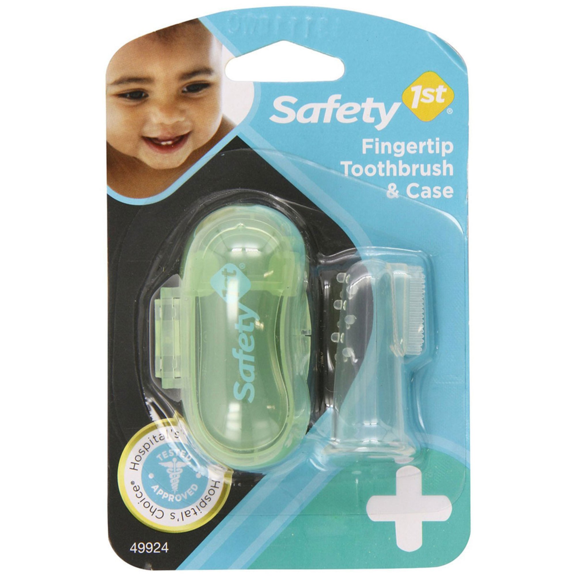 Safety 1st Fingertip Toothbrush With Case | Brushes, Combs & Grooming ...